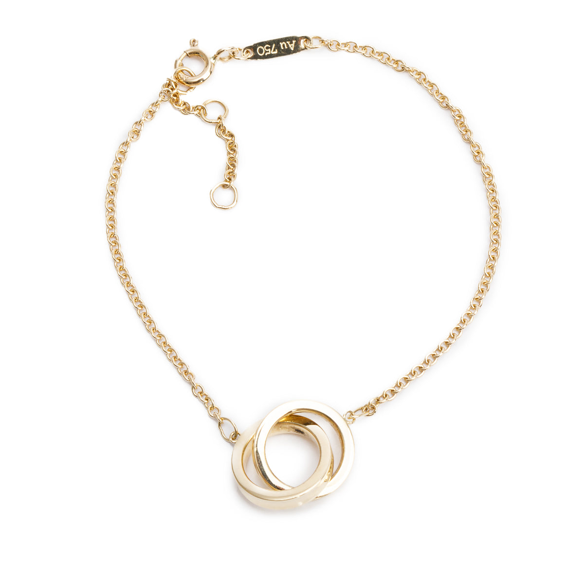 Tiffany & Co. 18k Yellow Gold 1837 Interlocking Circles Chain Bracelet – OLIVER'S