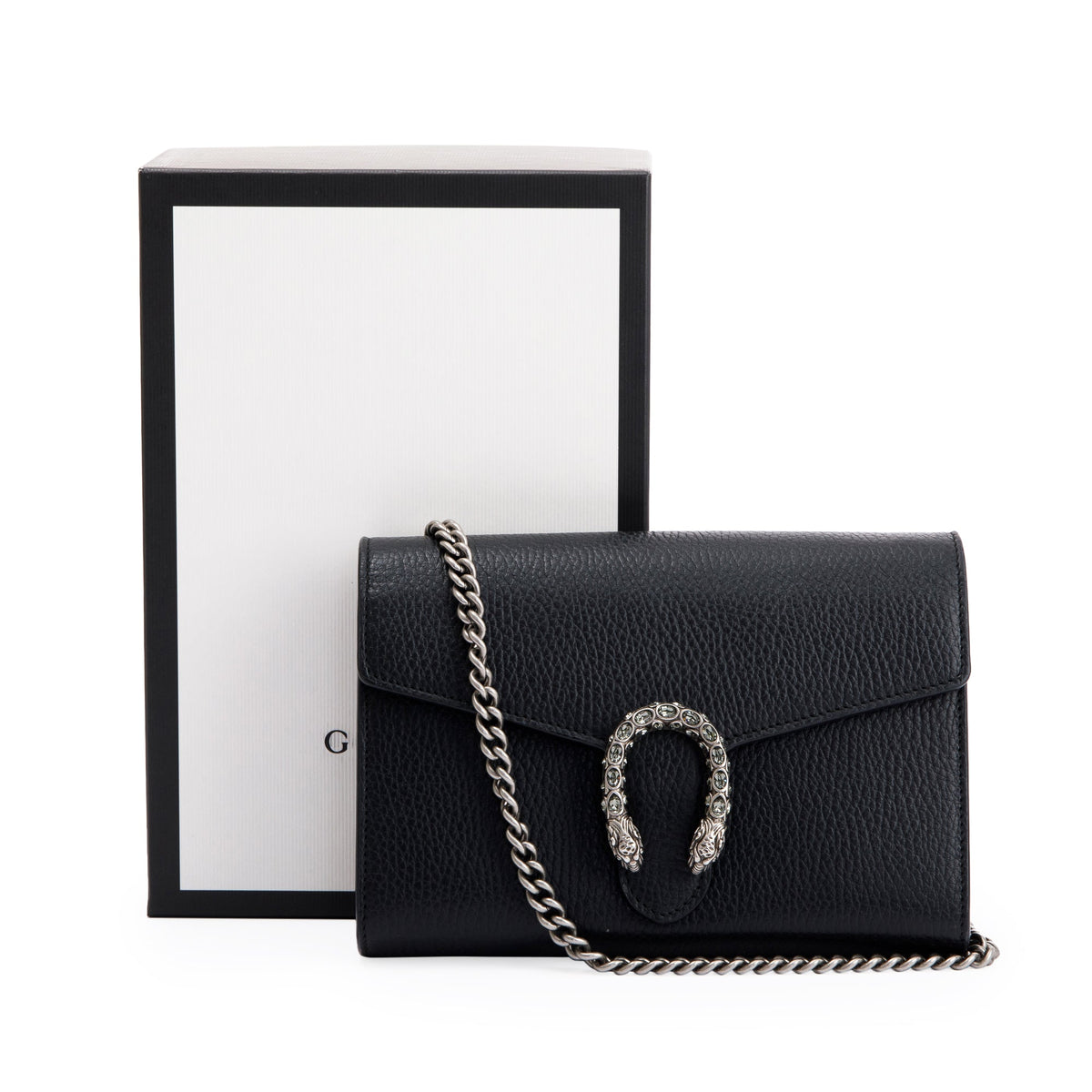 Gucci Dionysus Leather Mini Chain Wallet w/ Box – OLIVER'S