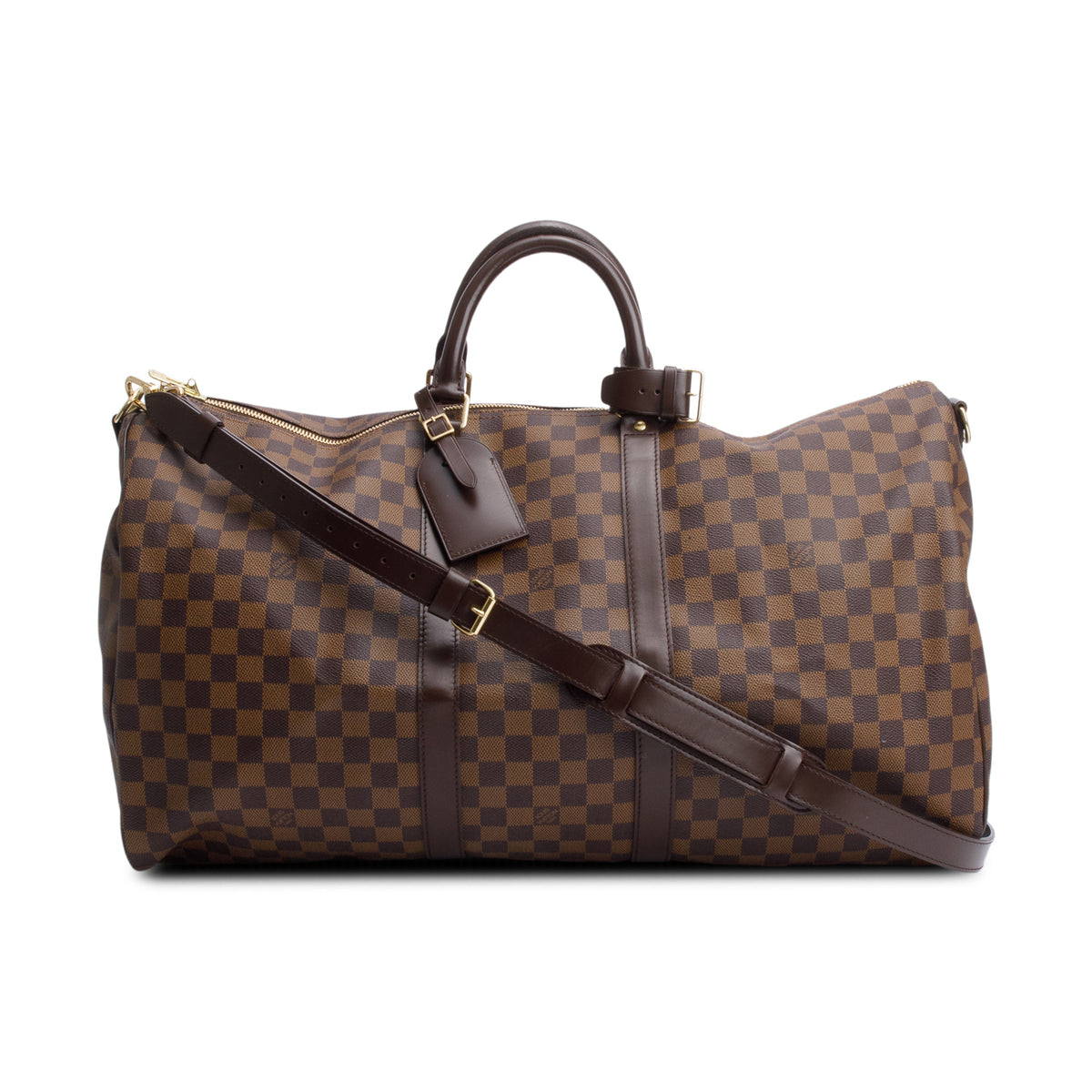 Louis Vuitton Damier Ebene Keepall Bandouliere 55 w/ Strap – Oliver Jewellery