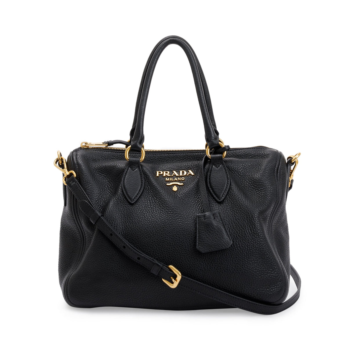 Prada Vitello Phenix Bauletto Bag – OLIVER'S