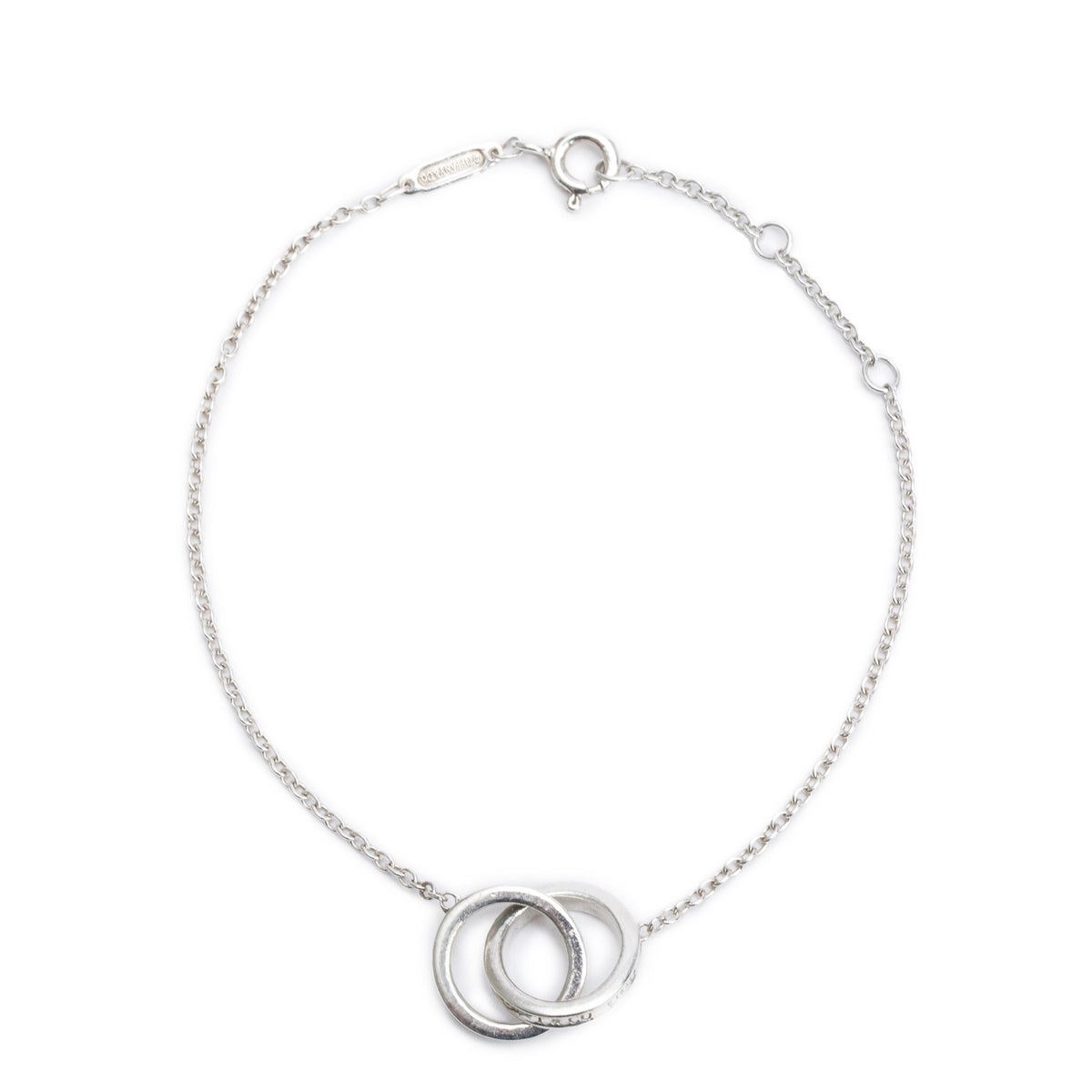 Tiffany & Co. Sterling Silver 1837 Interlocking Circles Chain Bracelet – Oliver Jewellery
