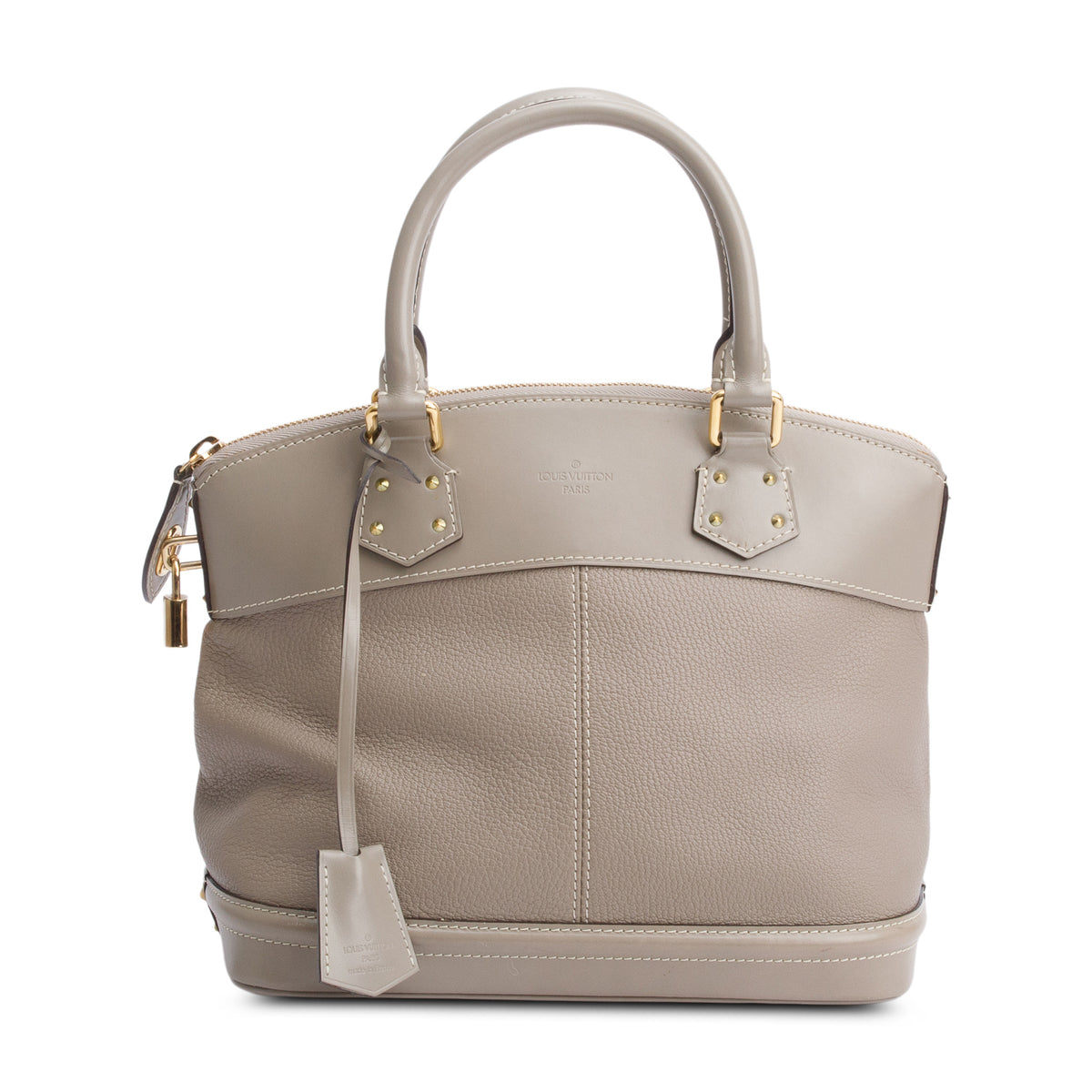 Louis Vuitton Taupe Suhali Leather Lockit PM – OLIVER'S