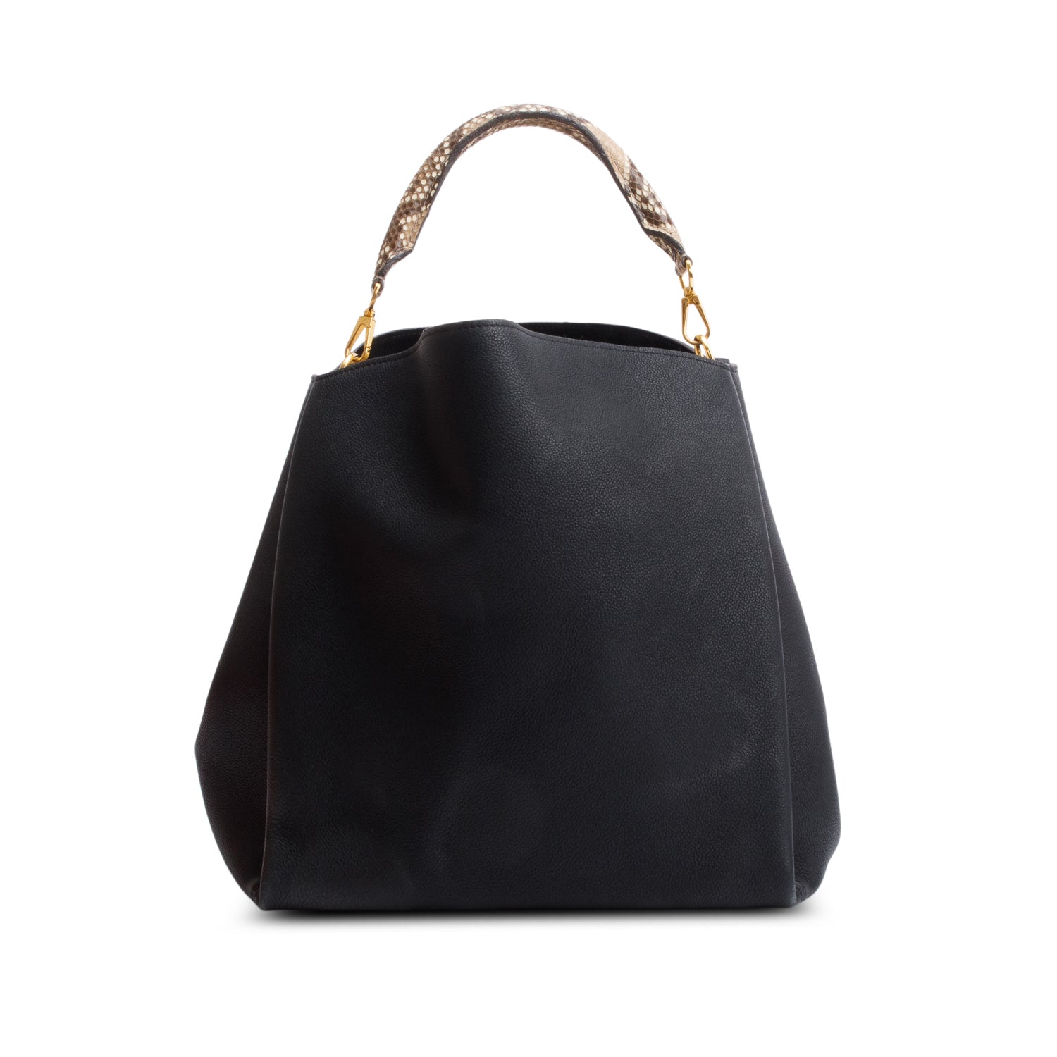 Louis Vuitton Python Trimmed Black Taurillon Babylone MM – Oliver Jewellery