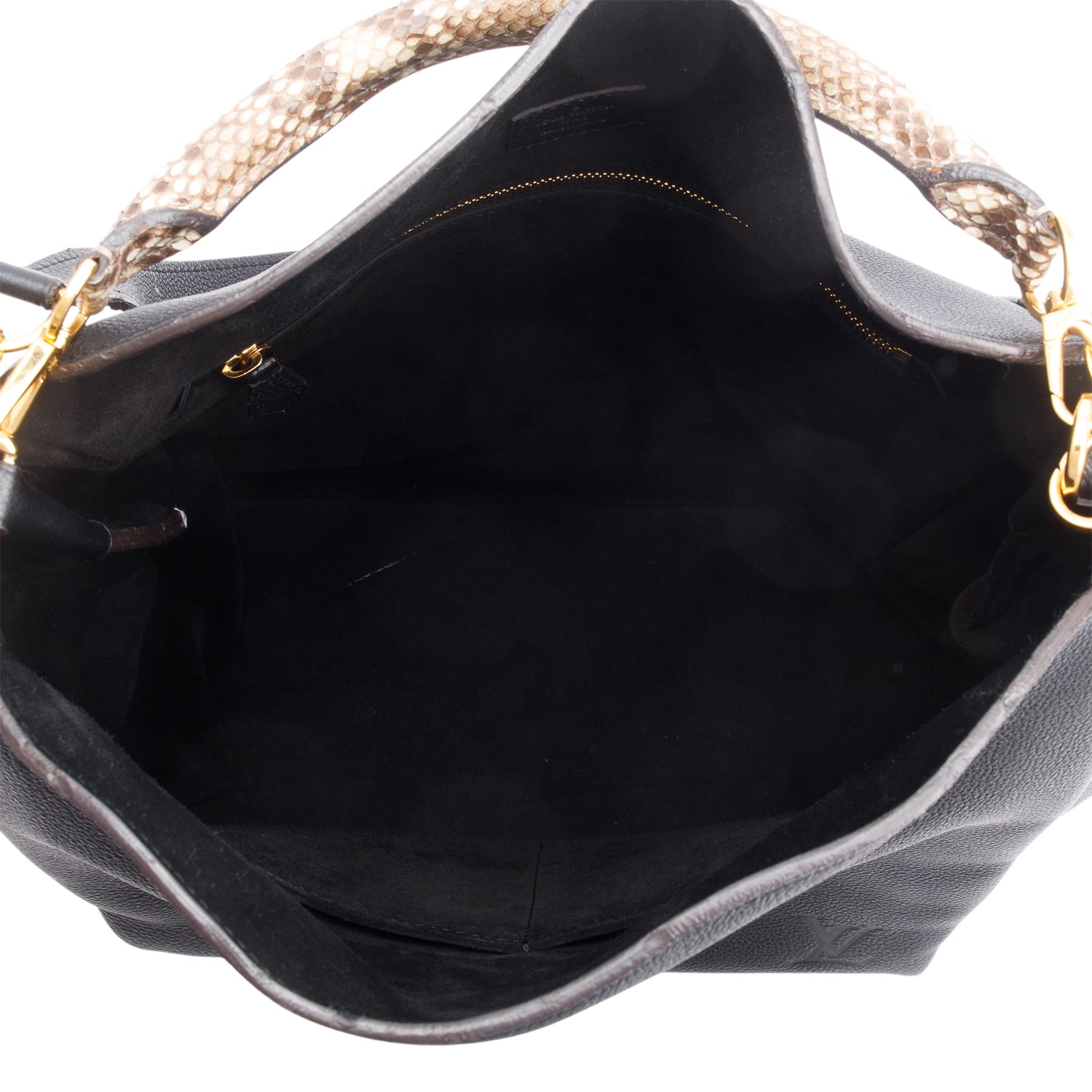 Louis Vuitton Python Trimmed Black Taurillon Babylone MM – Oliver Jewellery