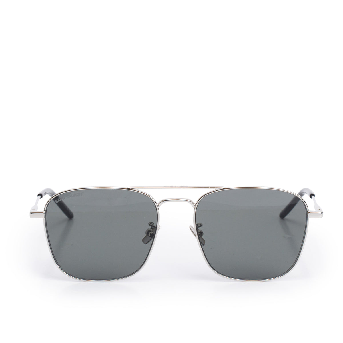 Saint Laurent Silver Tone SL 309 Aviator Sunglasses w/ Case – OLIVER'S