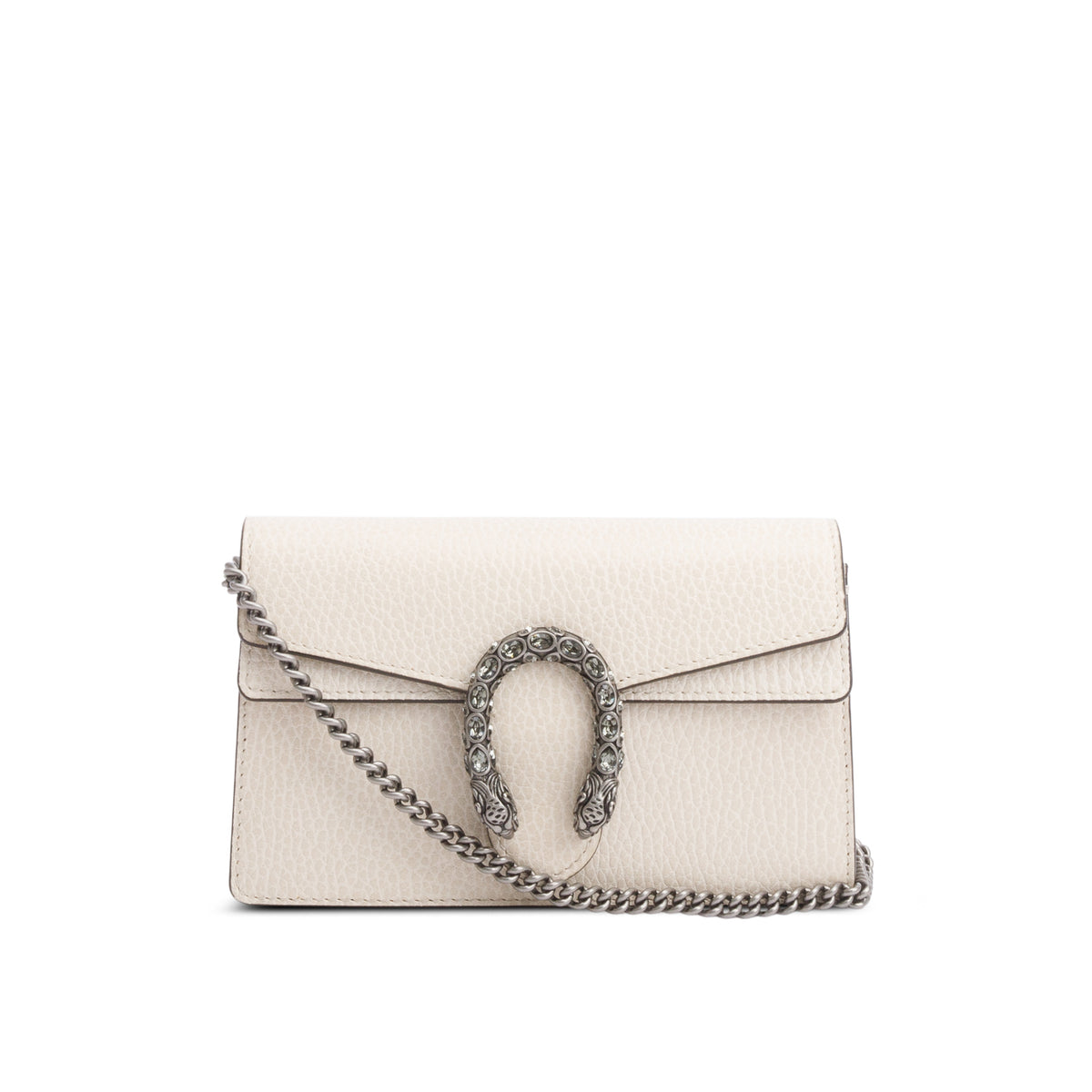 Gucci Dionysus White Leather Dionysus Super Mini Bag w/ Box & Receipt ...