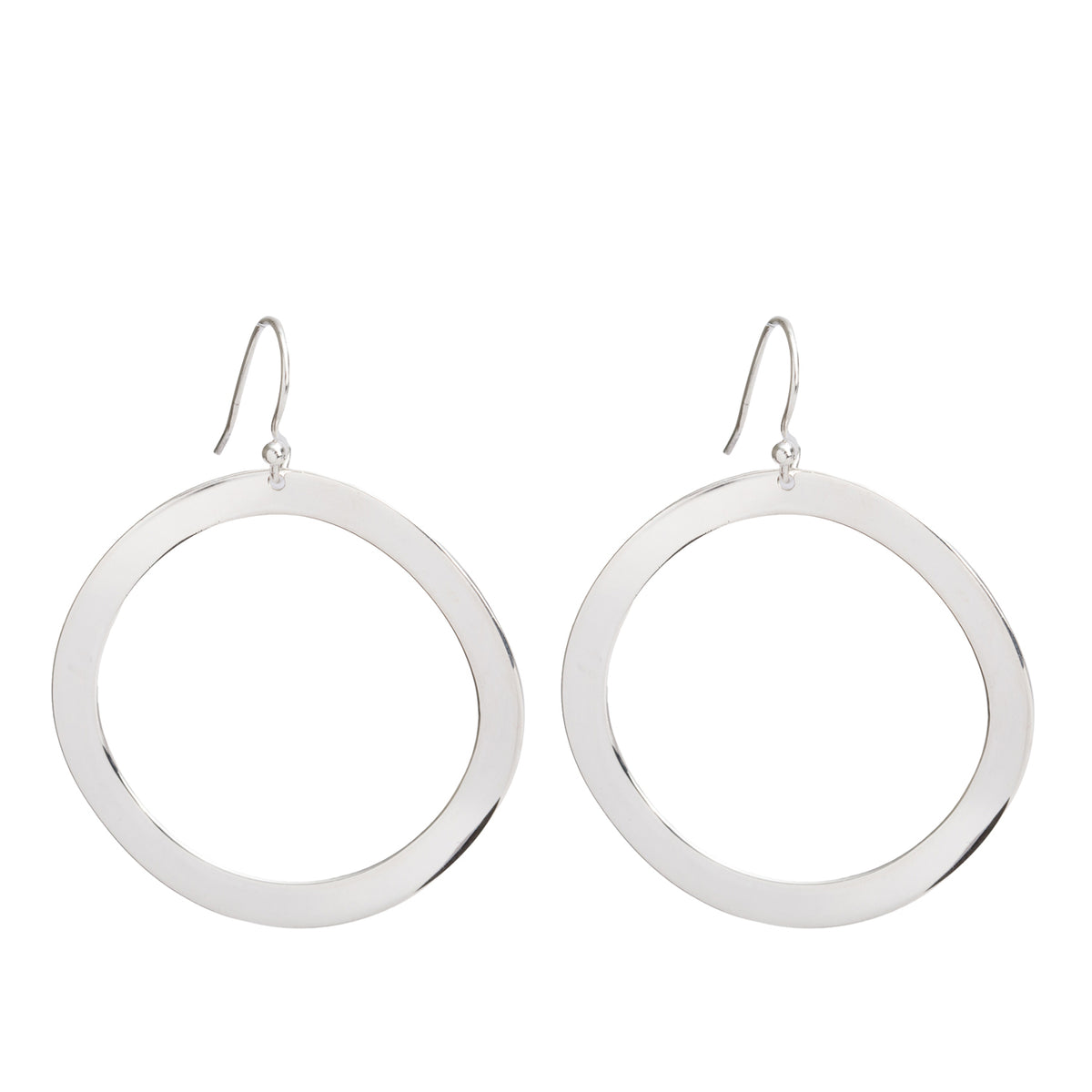 Ippolita Sterling Silver Wavy Oval Drop Earrings – OLIVER'S