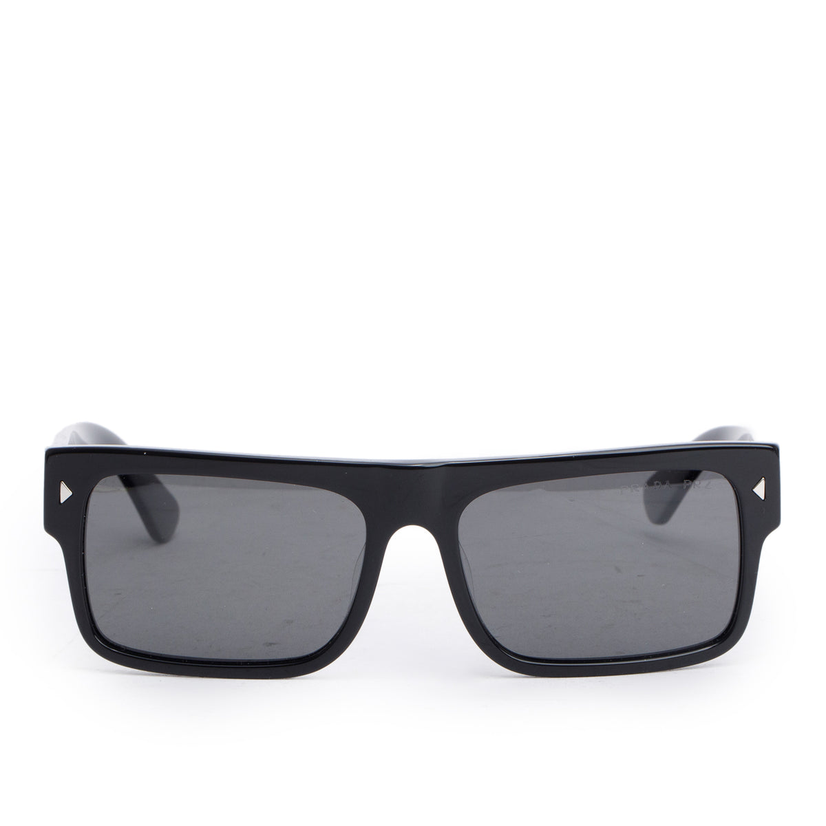 Prada SPR A10-F Black Acetate Square Sunglasses w/ Case – OLIVER'S