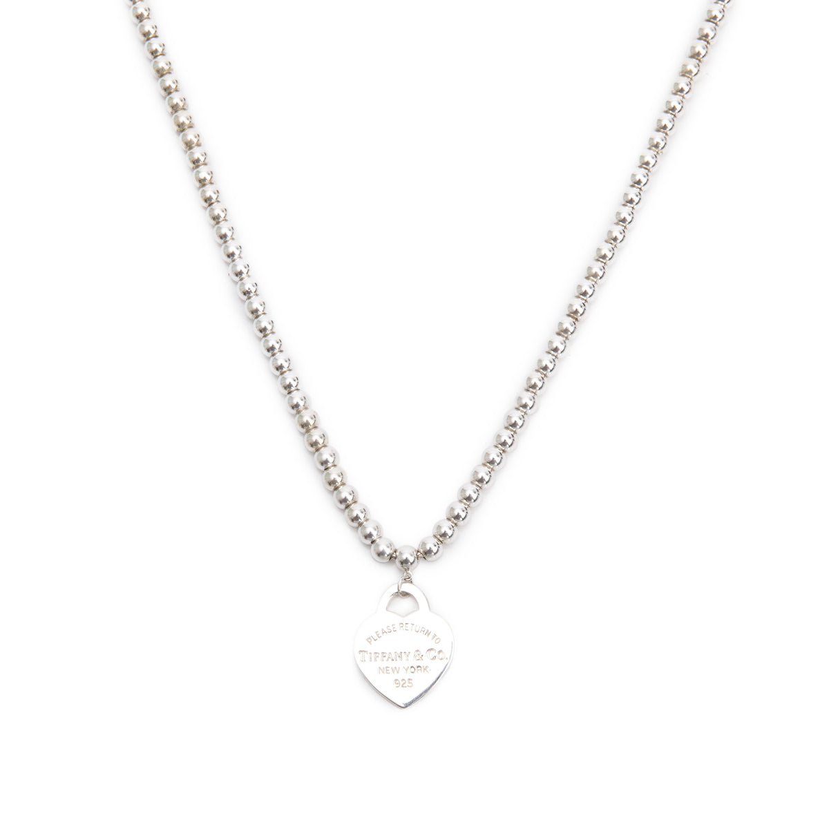 Tiffany & Co. Sterling Silver Return to Tiffany Small Heart Tag 4 MM B ...