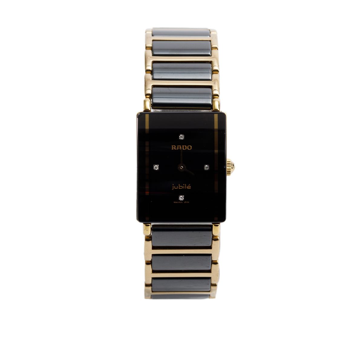 Rado Two-Tone Stainless Steel, Titanium & Black Ceramic Diastar Jubile ...