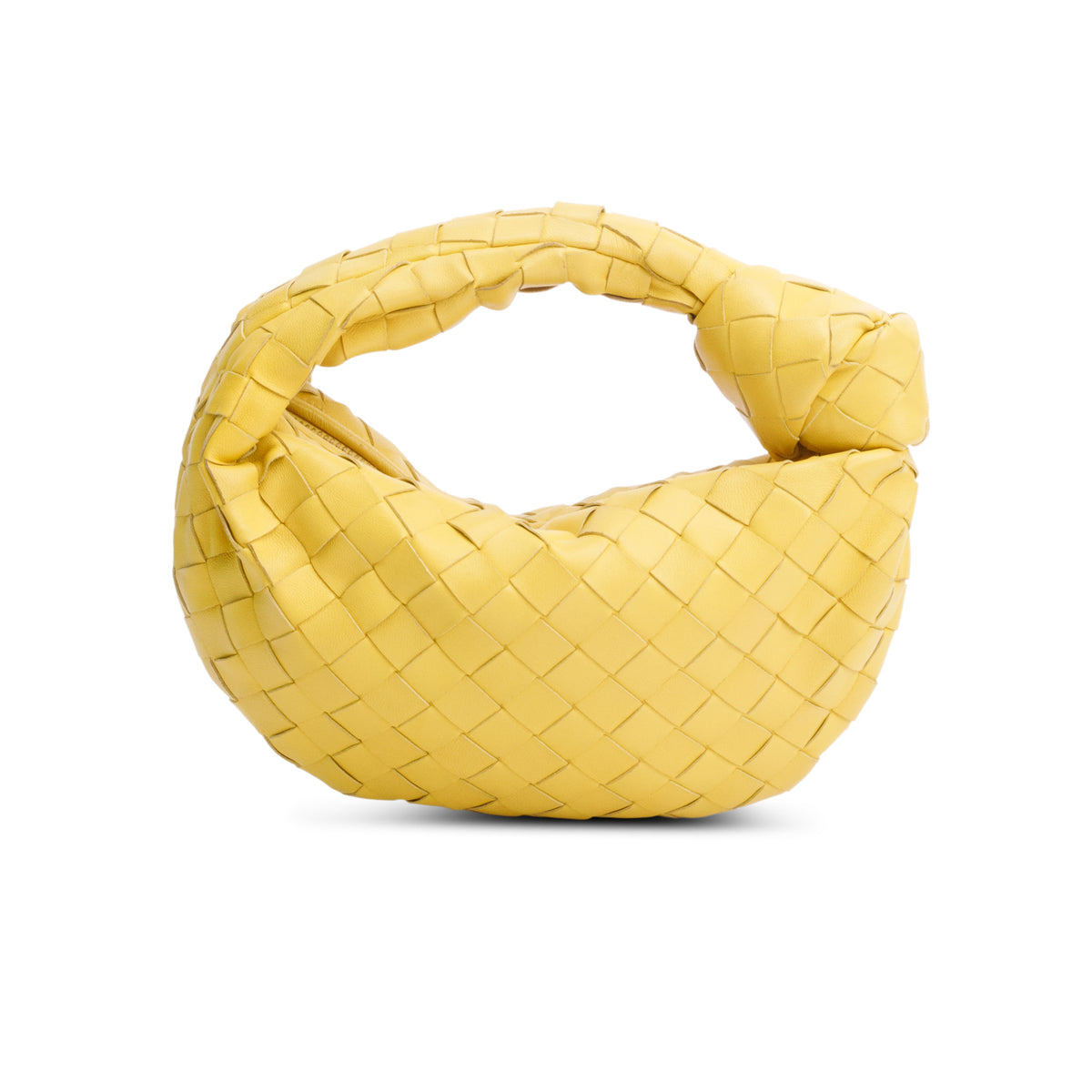 Bottega Veneta Yellow Intrecciato Leather Mini Jodie Bag w/ Box – OLIVER'S