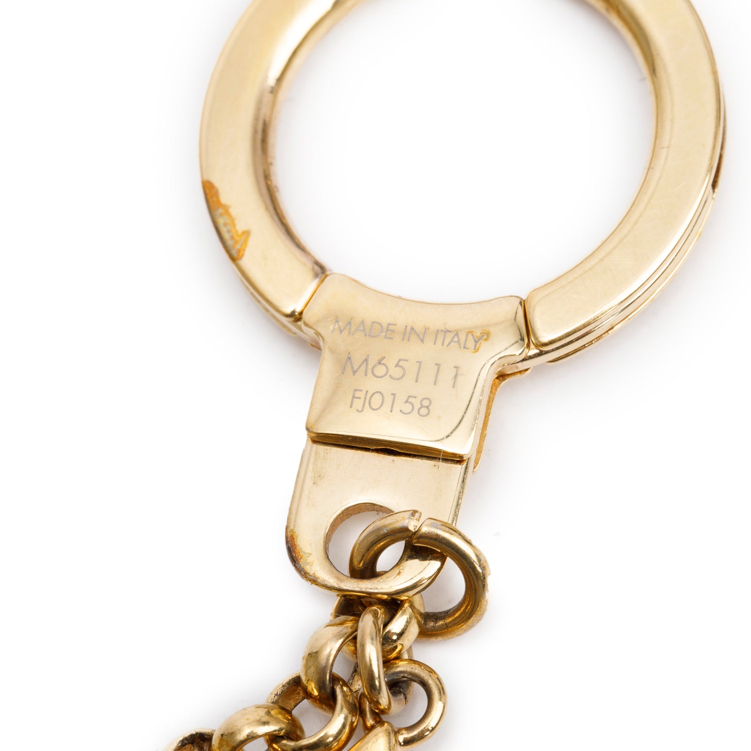 Louis Vuitton Gold-Tone Fleur de Monogram Bag Charm Chain – OLIVER'S