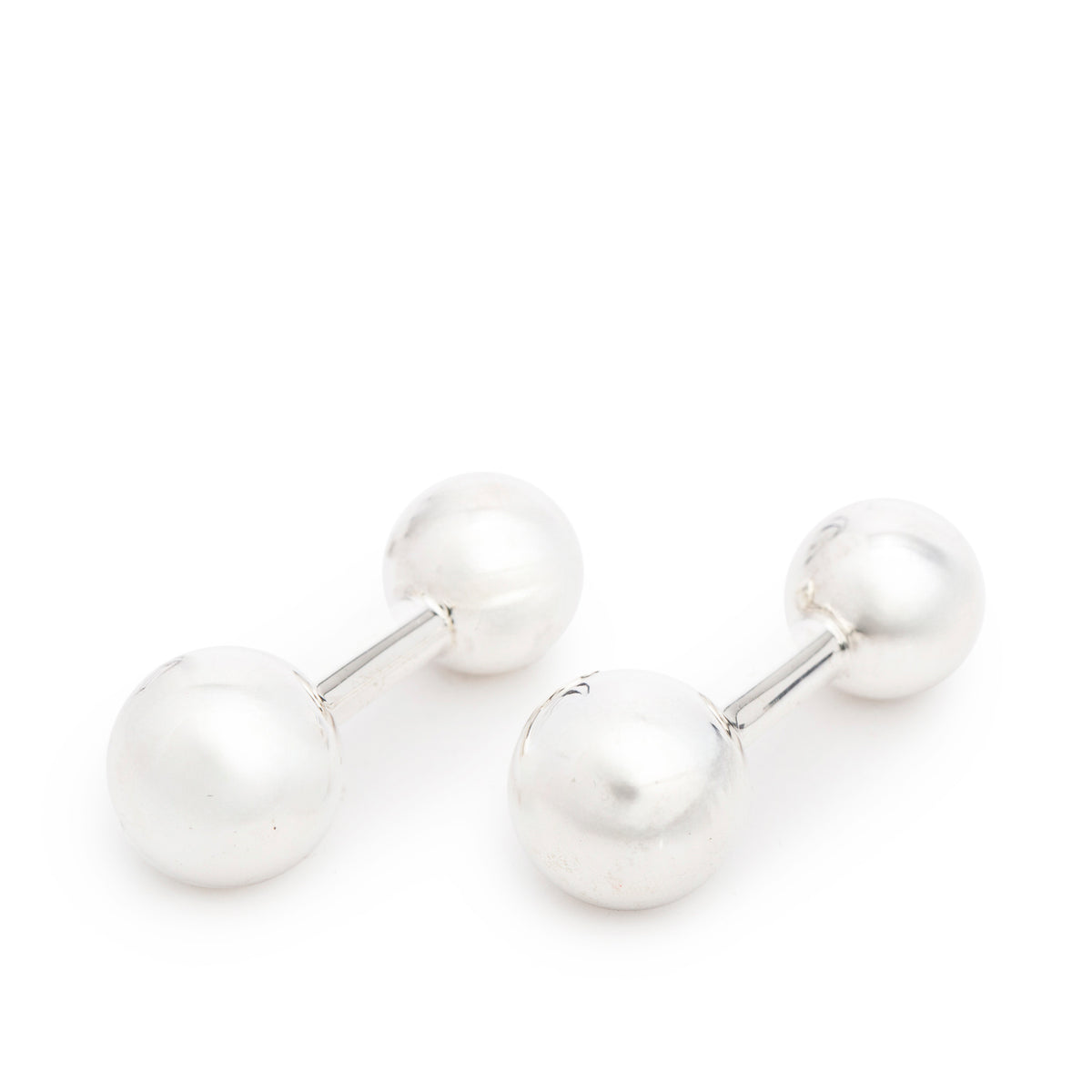 Tiffany & Co. Sterling Silver Barbell Cufflinks – OLIVER'S