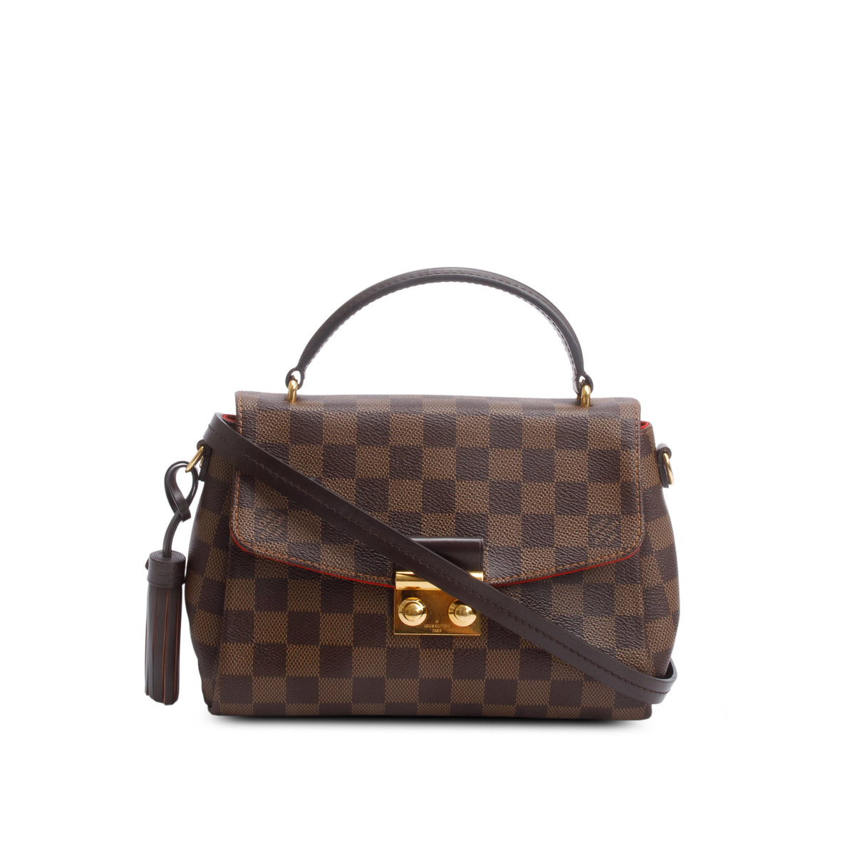Louis Vuitton 2020 Damier Ebene Croisette w/ Strap – OLIVER'S