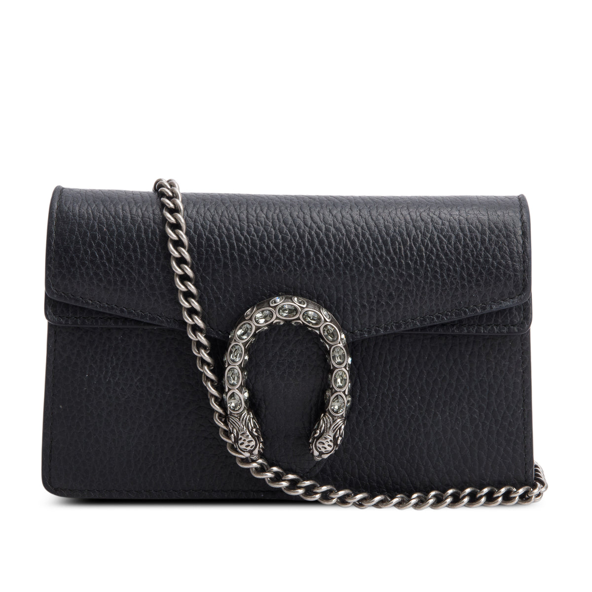 Gucci Black Calfskin Super Mini Dionysus Shoulder Bag w/ Box – OLIVER'S