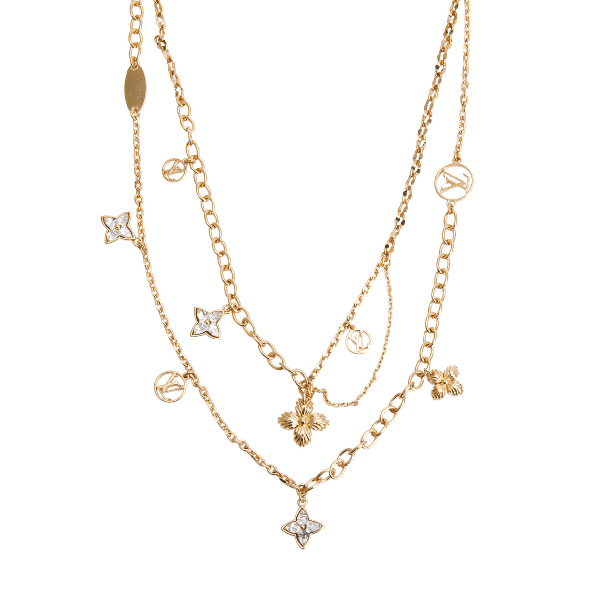 Louis Vuitton Gold Plated Collier Blooming Supple Necklace – OLIVER'S