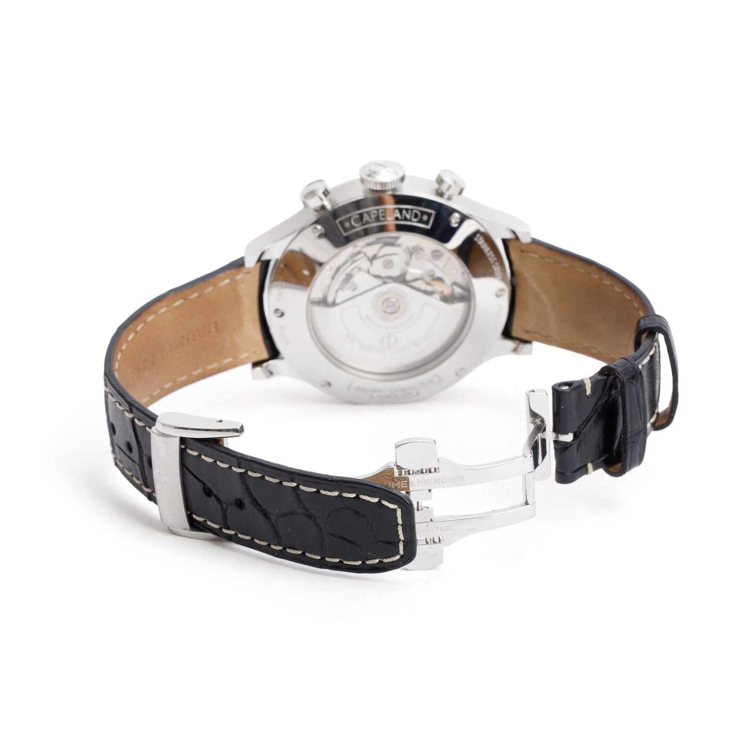 Baume & Mercier Stainless Steel Capeland 44 MM Automatic Chronograph W ...