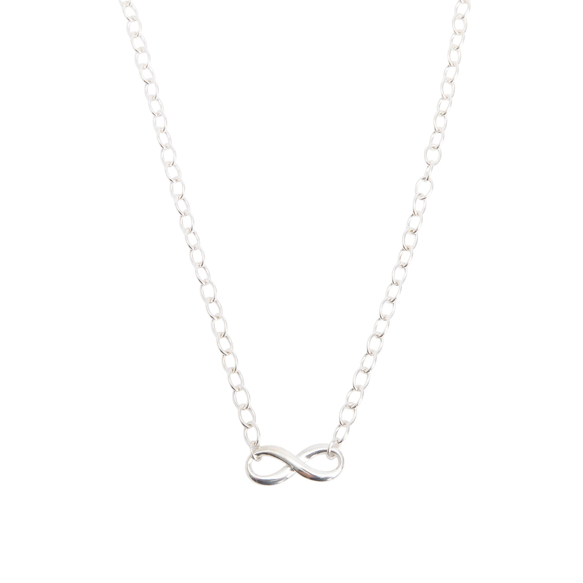 Tiffany & Co. Sterling Silver Infinity Link Necklace – OLIVER'S