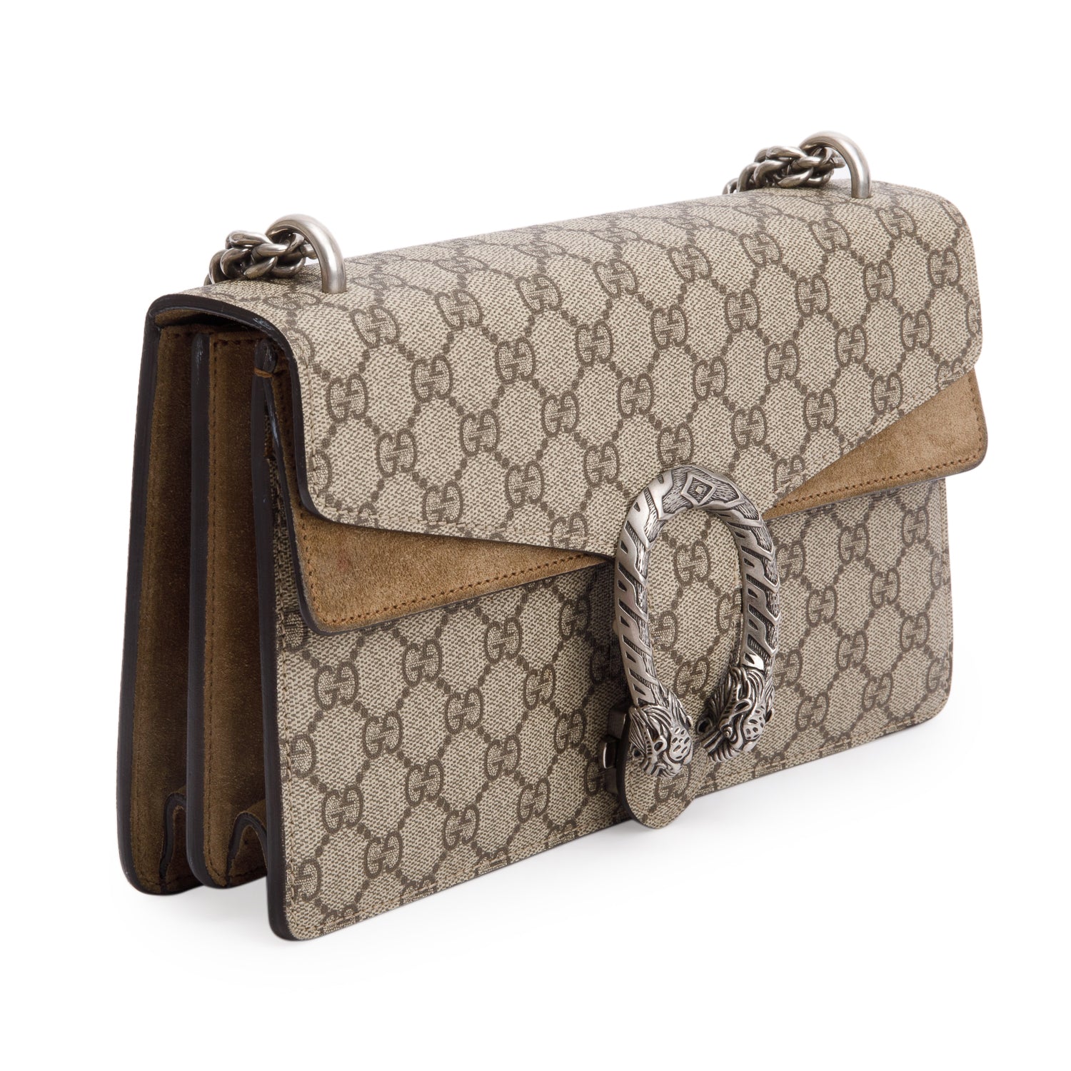 Gucci GG Supreme Monogram Medium Dionysus Shoulder Bag – OLIVER'S