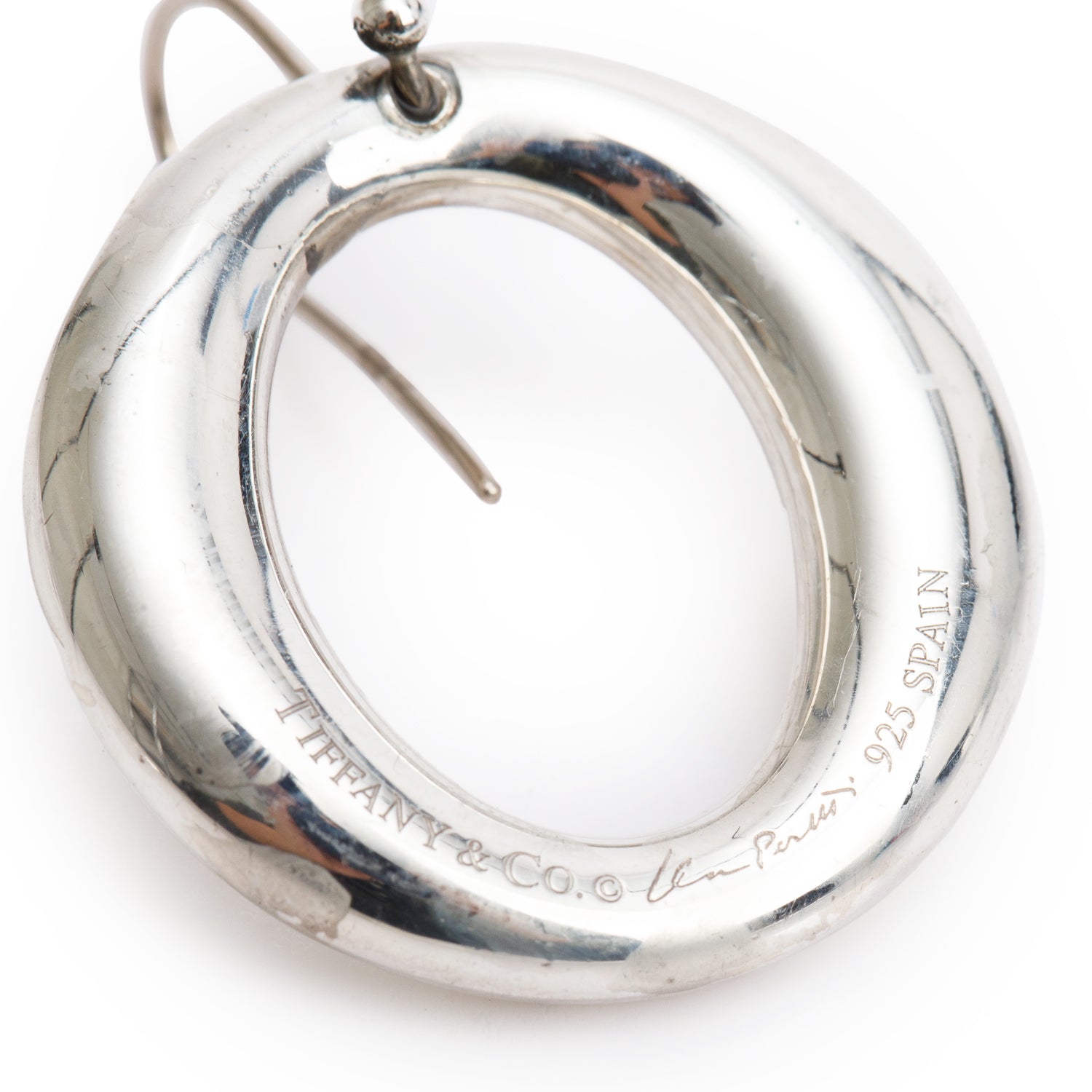 Tiffany & Co. Elsa Peretti Sterling Silver Small Sevillana Hook Earrin – OLIVER'S