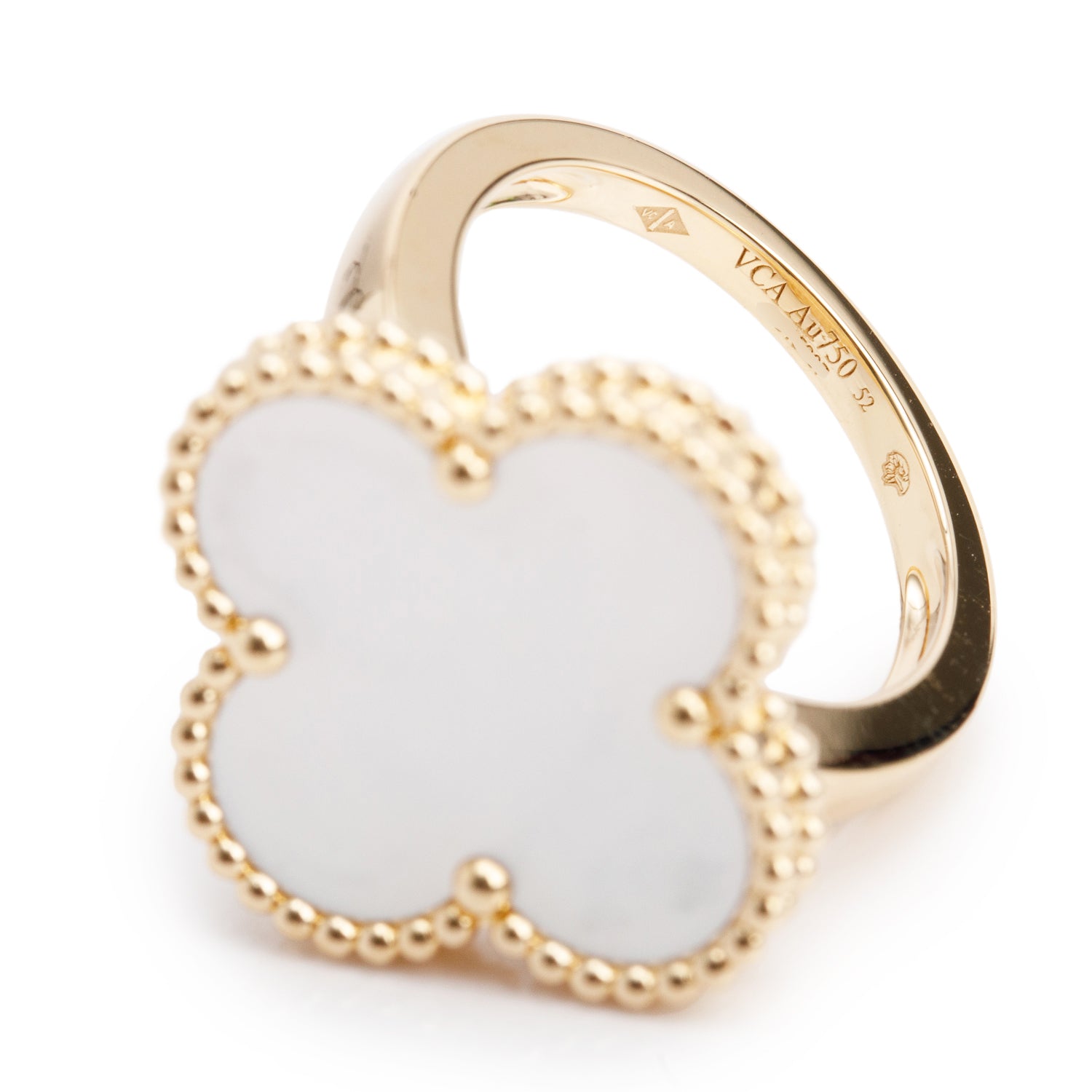 Van Cleef & Arpels 2025 18k Yellow Gold Magic Alhambra Mother of Pearl ...