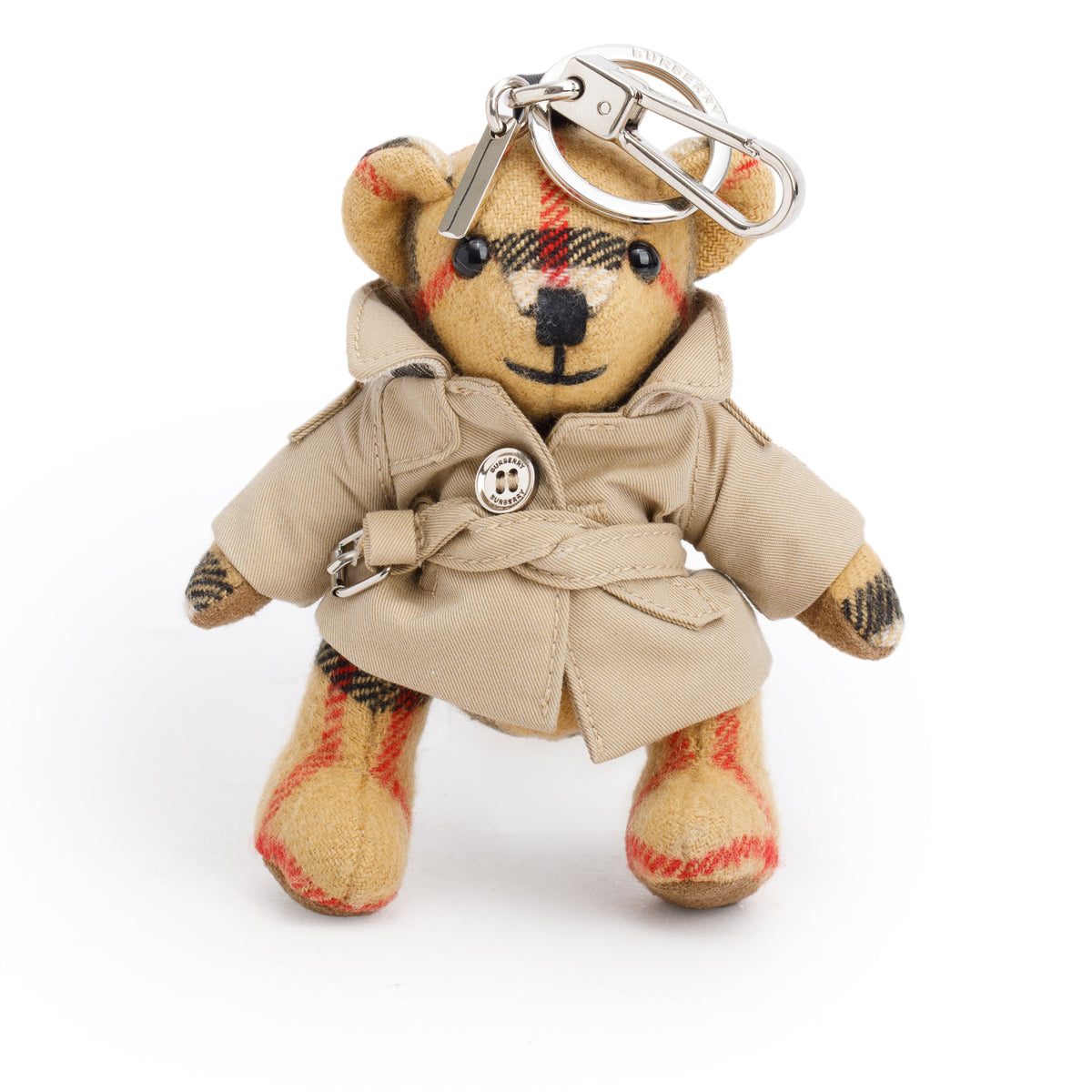 Burberry Brown Check Thomas Bear Charm – OLIVER'S