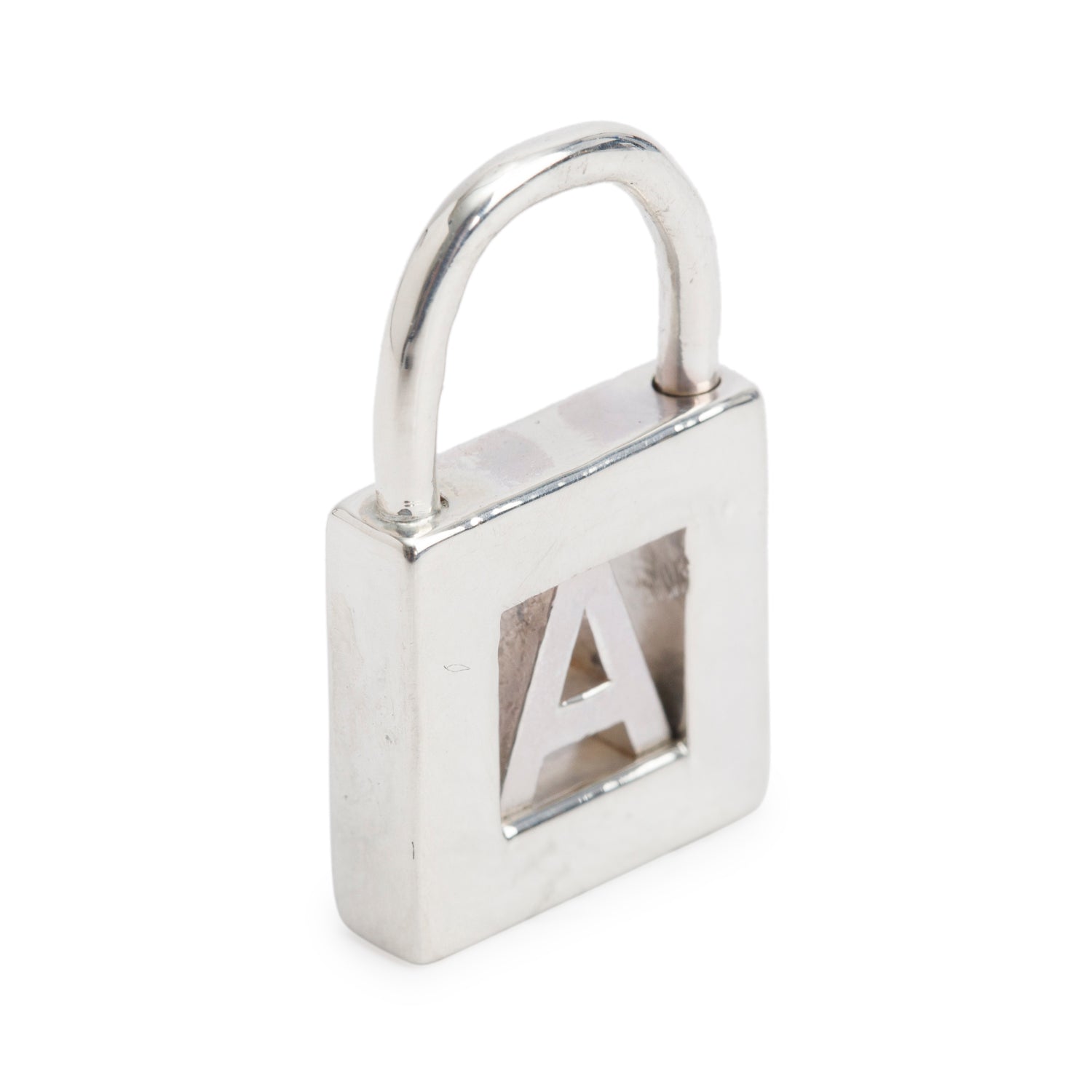 Tiffany & Co. Sterling Silver Letter 'A' Lock Charm – OLIVER'S