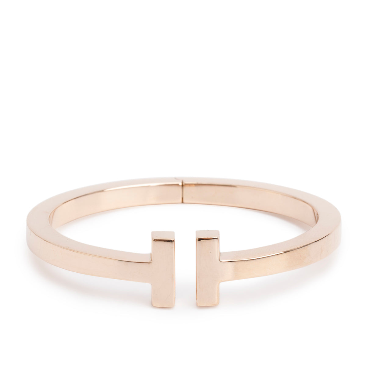 Tiffany & Co. 18k Rose Gold T Square Bracelet w/ Box – OLIVER'S
