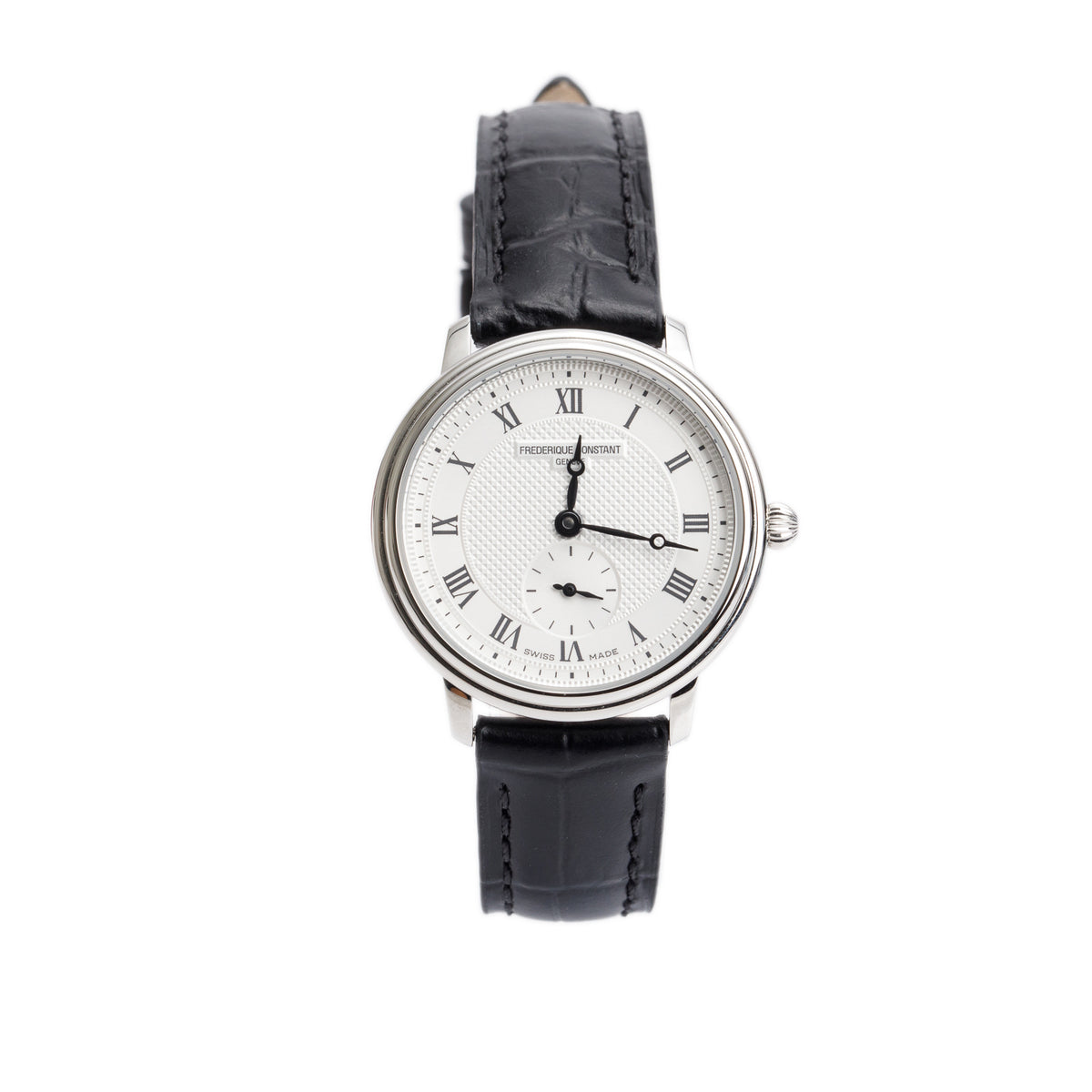 Frederique Constant Stainless Steel SlimLine 28.6 MM Quartz Watch w/ B ...