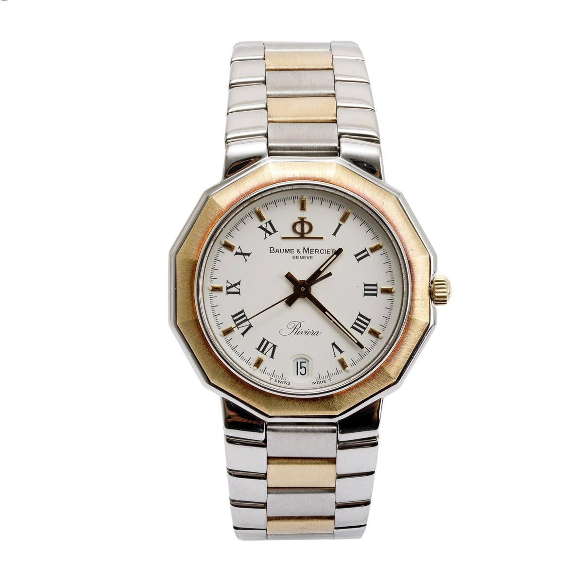 Baume & Mercier Two-Tone Riviera 31 MM Watch – OLIVER'S