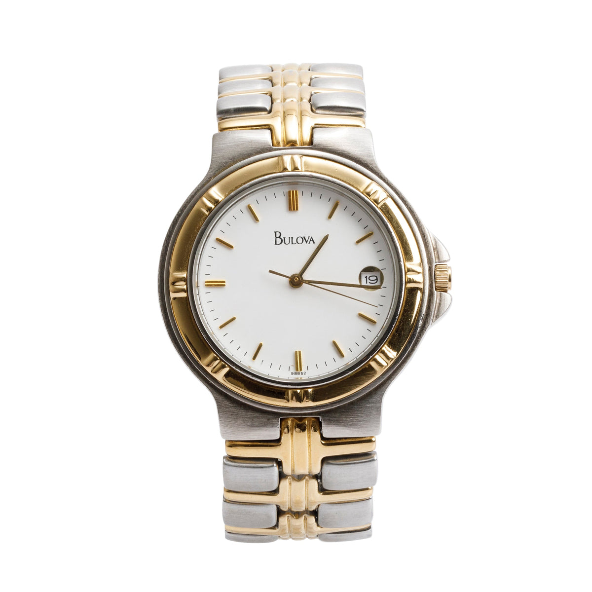 Bulova Two-Tone Stainless Steel Classic 34 MM Quartz Watch 98B52 – OLIVER'S