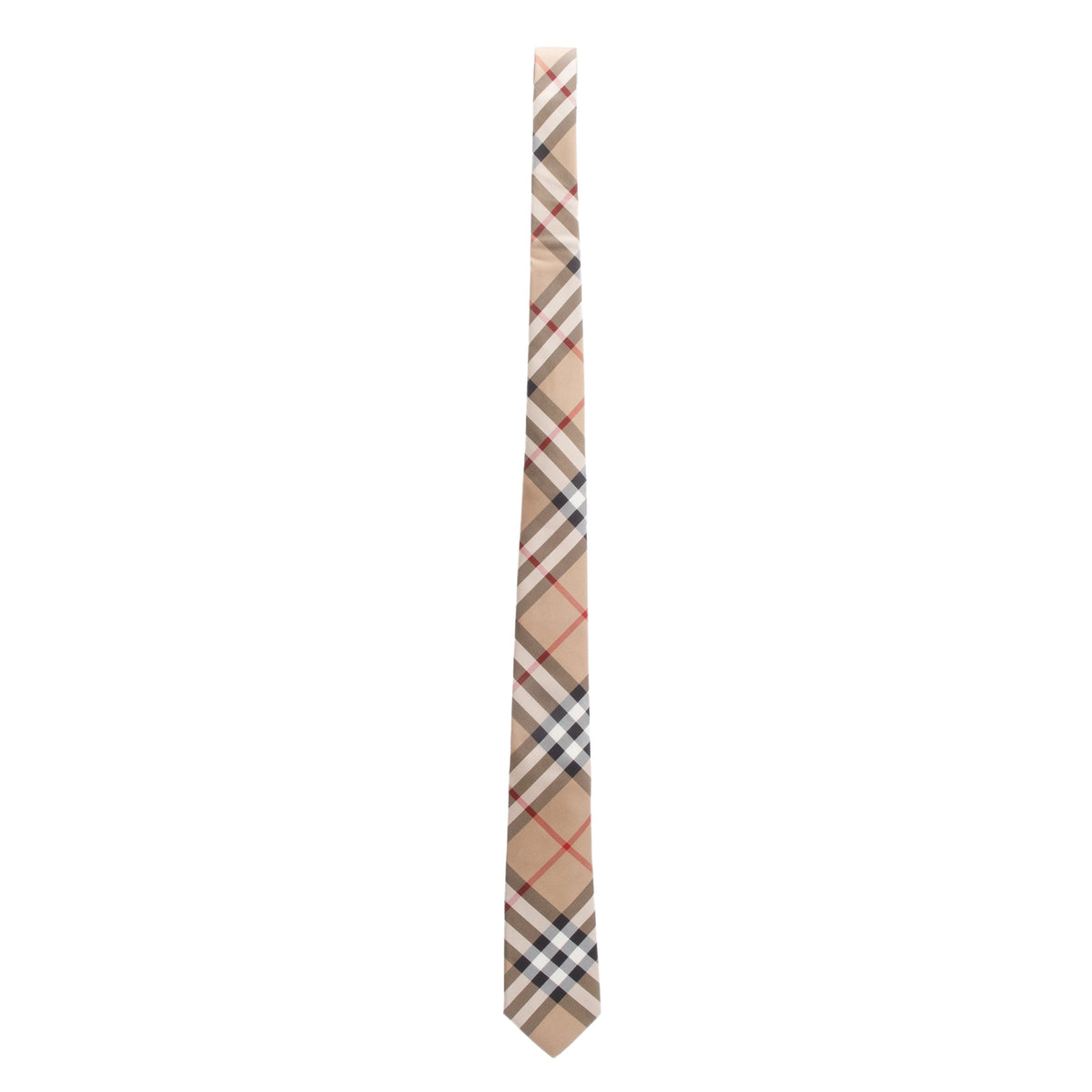 Burberry Beige Nova Check Silk Tie – OLIVER'S