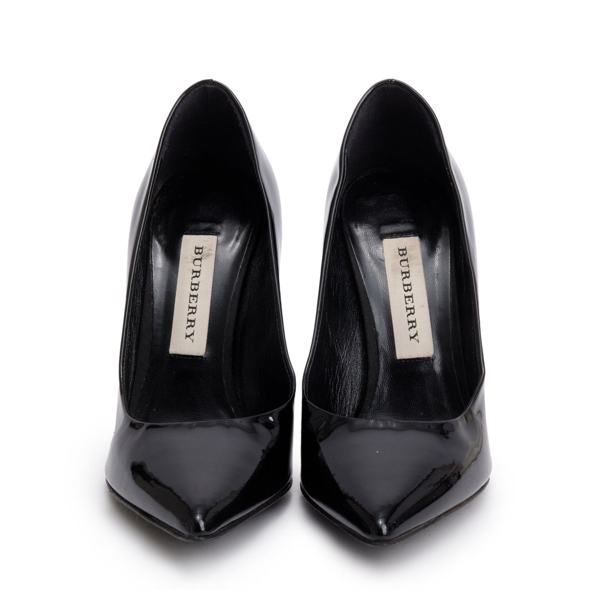 Burberry Black Patent Leather Pumps, Size 36.5 – OLIVER'S