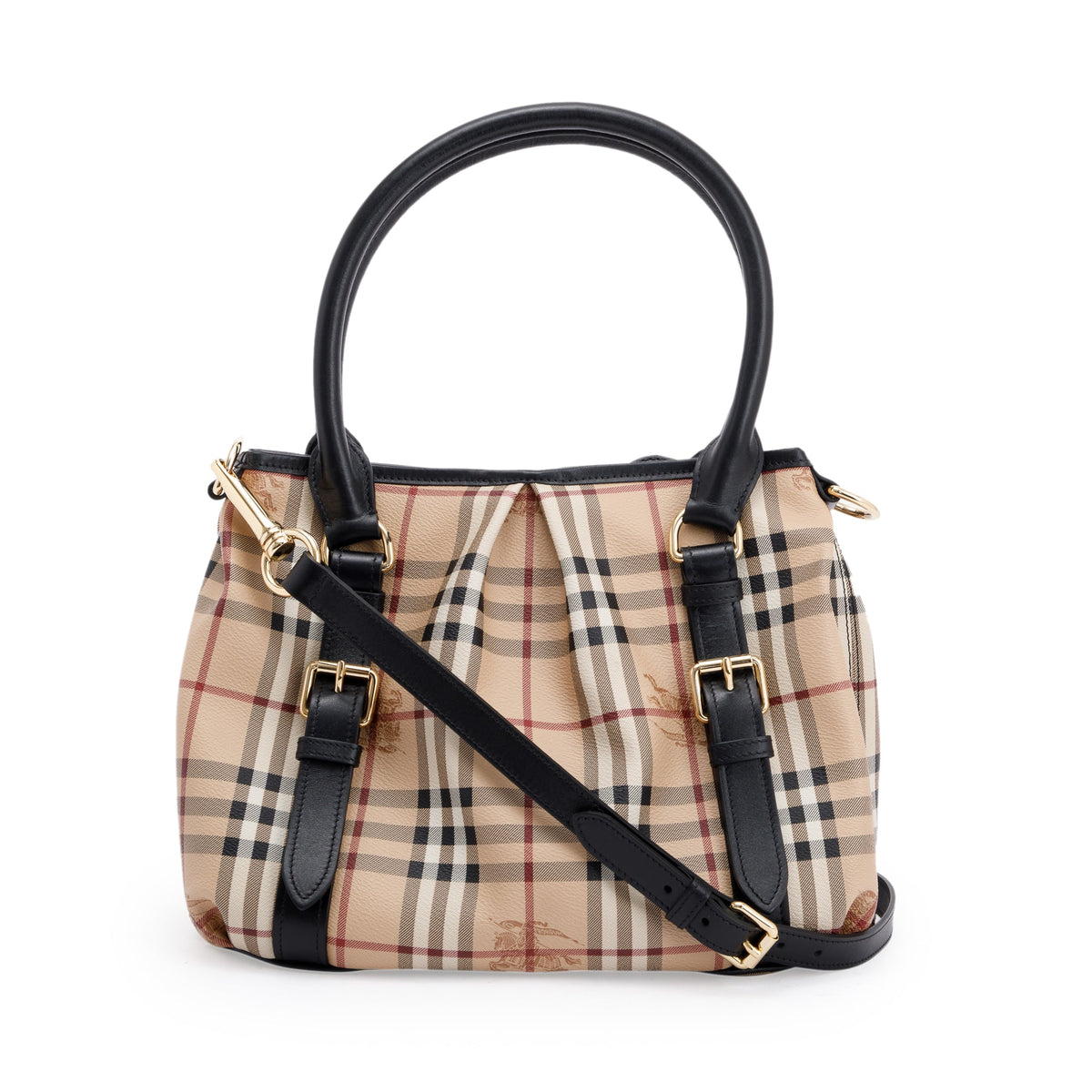 Burberry Haymarket Check Northfield Tote w/ Strap – OLIVER'S
