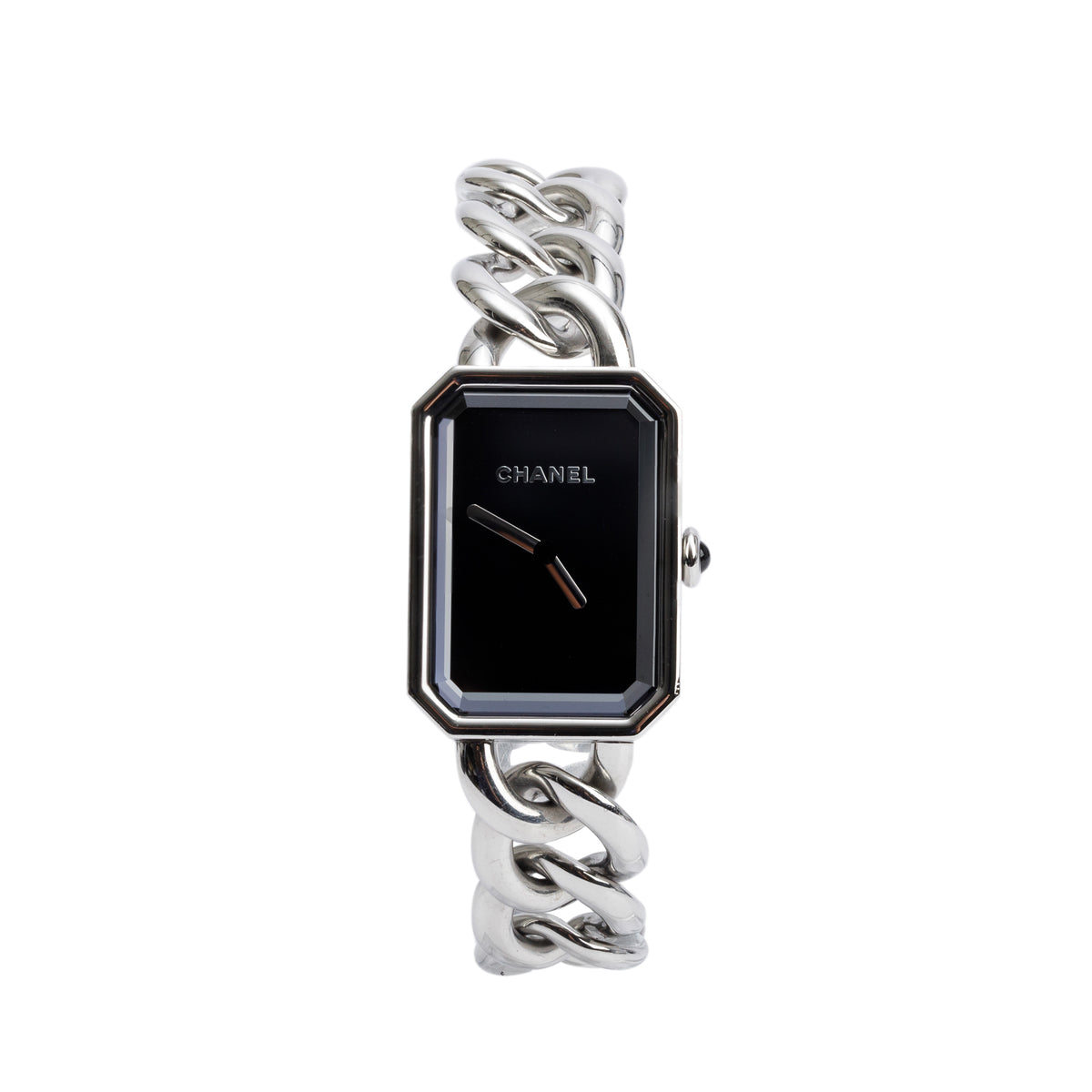 Chanel Stainless Steel Premiere Gourmette Chain Watch, Large Model H32 ...