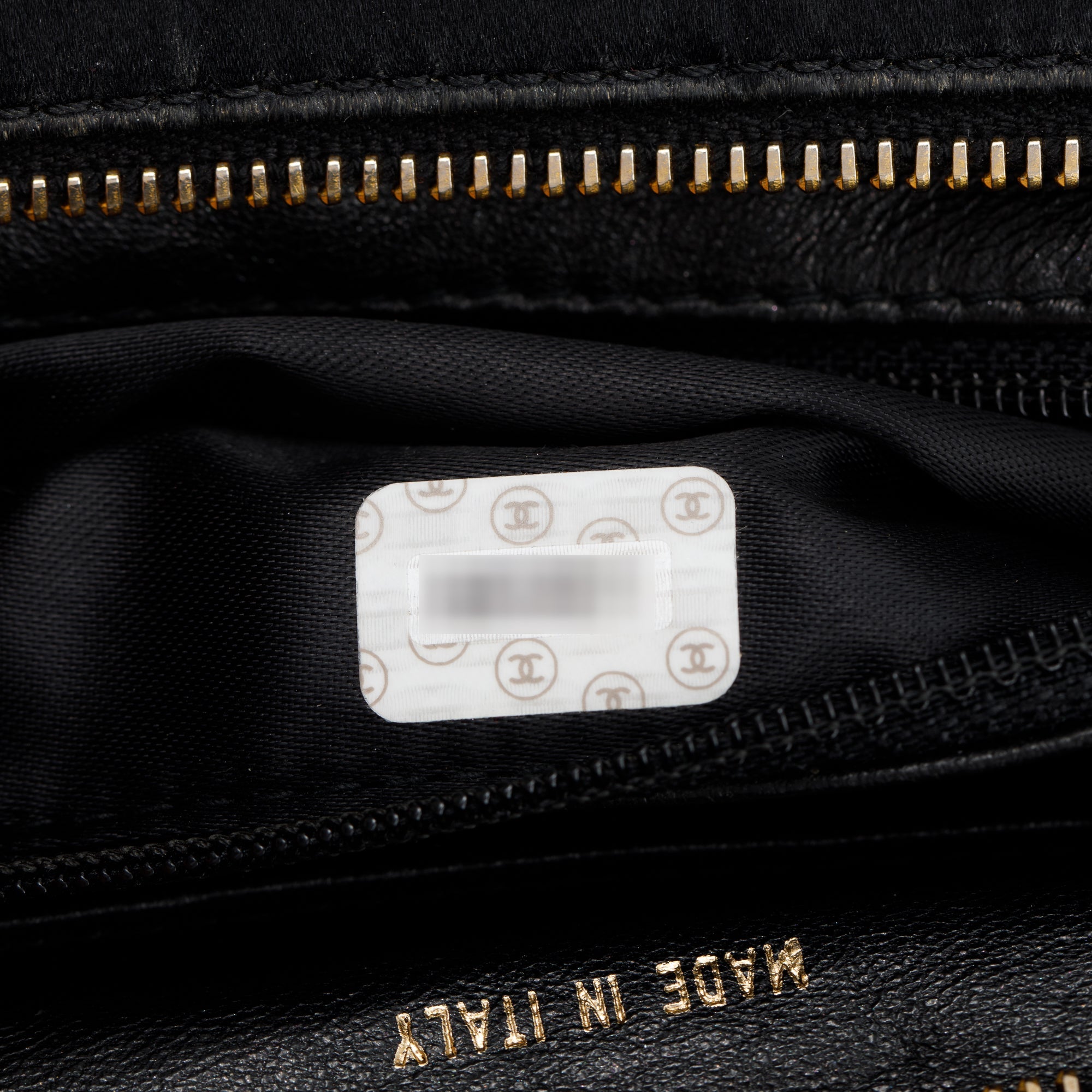 Chanel Vintage Black Satin Camelia Top Handle Bag w/ Authenticity Card ...