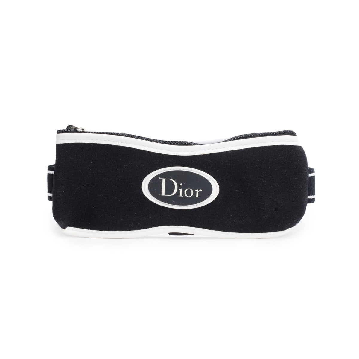 Christian Dior Black Neoprene Logo Travel Sleep Mask – OLIVER'S