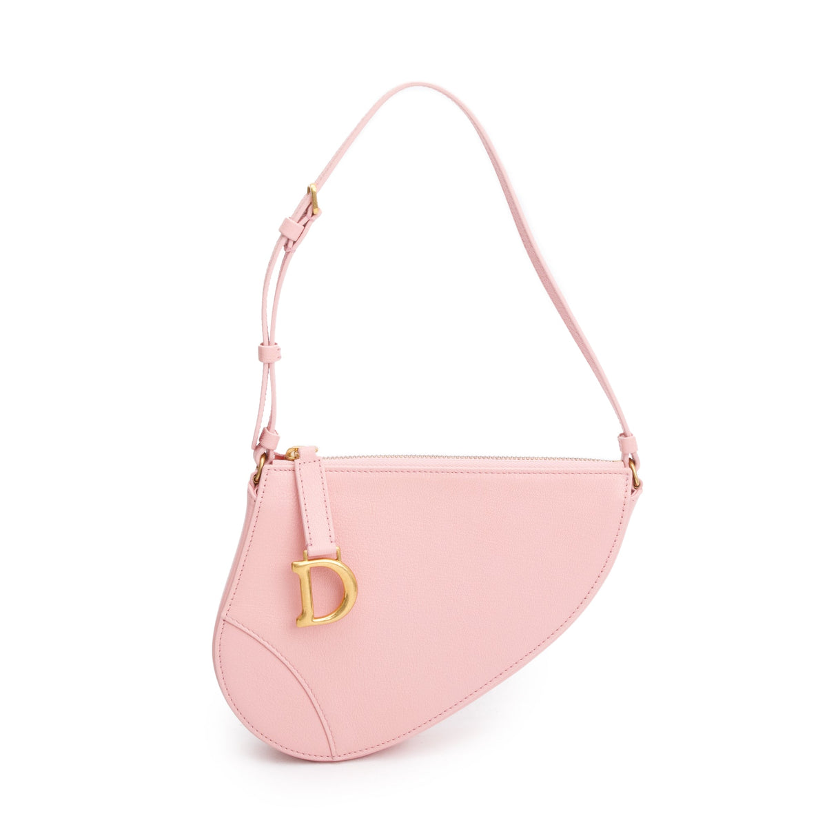 Christian Dior Pink Calfskin Leather Saddle Rodeo Pouch w/ Box – OLIVER'S