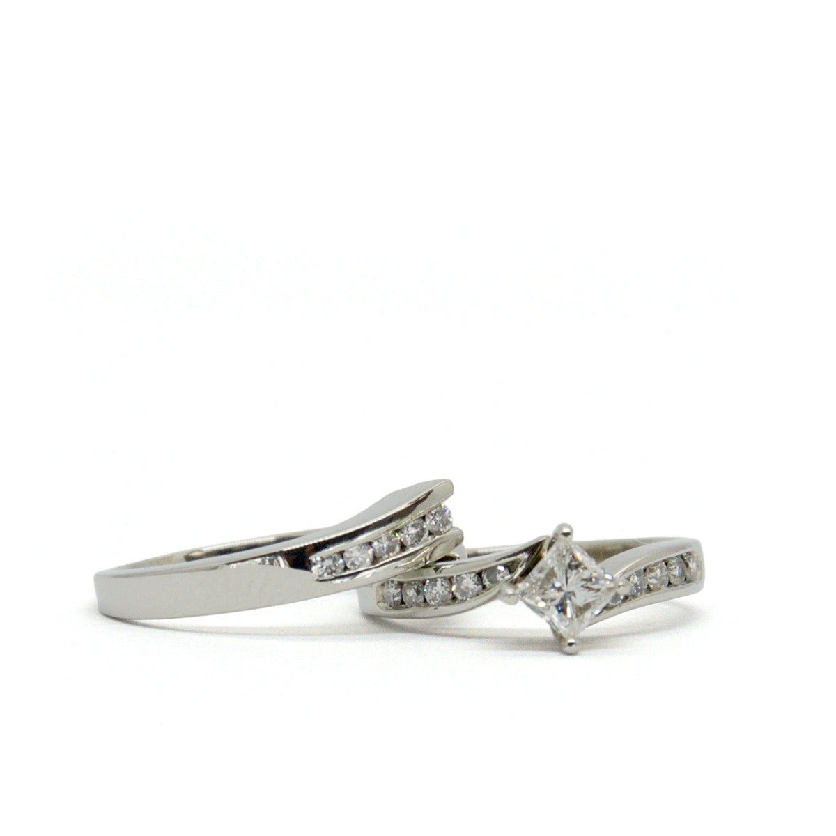 Diamond Engagement Ring Set – OLIVER'S