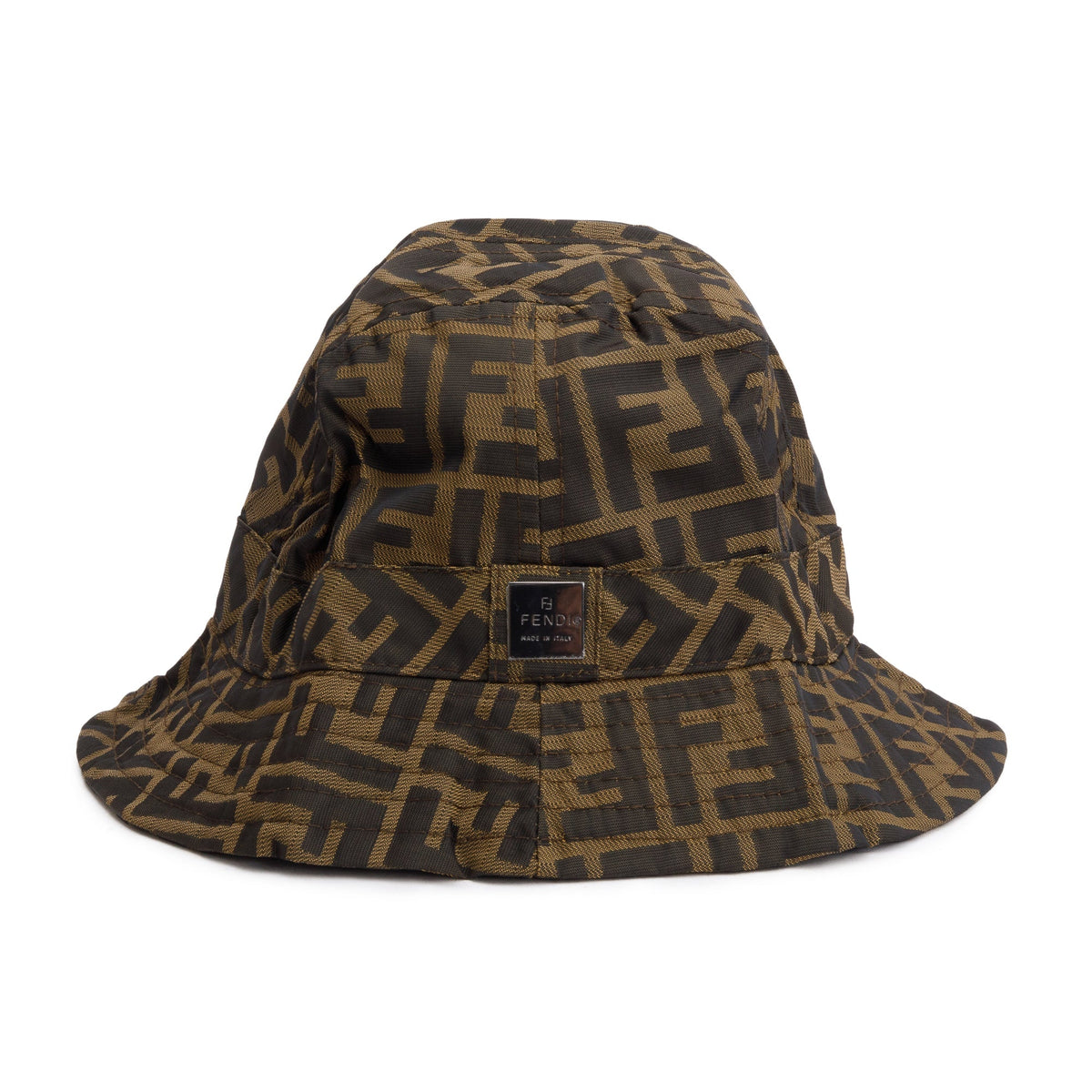 Fendi Brown Zucca FF Canvas Bucket Hat, Size S w/ Pouch – OLIVER'S