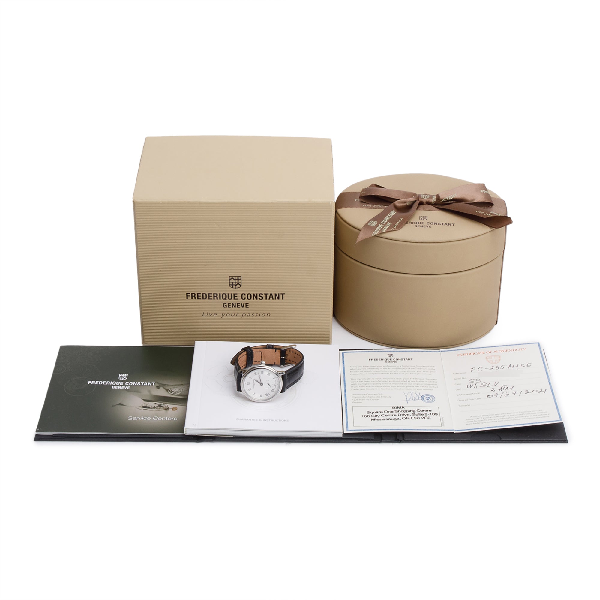 Frederique Constant 2024 Stainless Steel SlimLine 28.6 MM Quartz Watch ...
