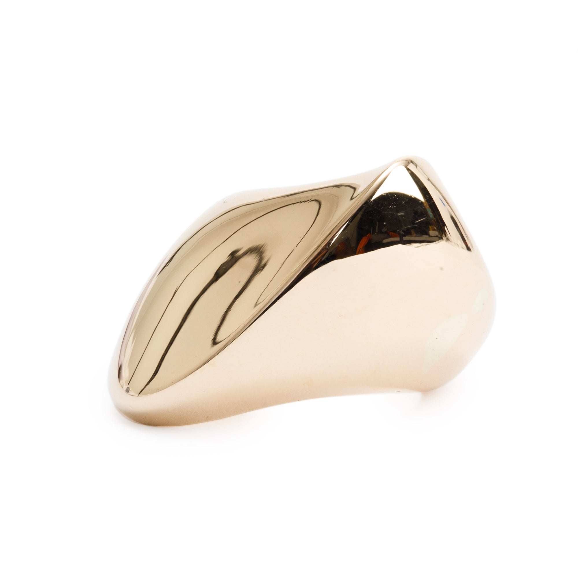 Georg Jensen Nanna Ditzel Vintage 18k Yellow Gold No. 1091 Ring, Size ...