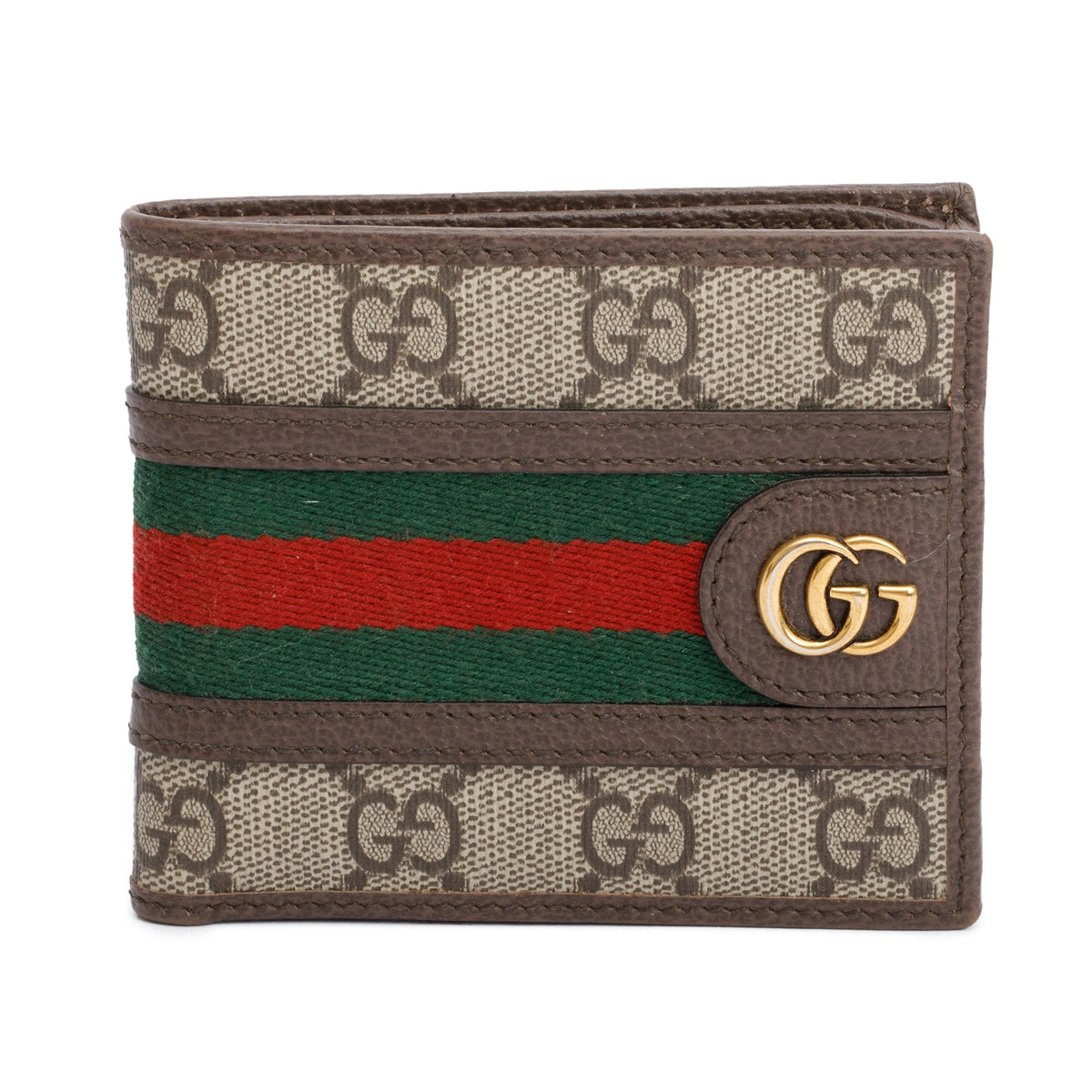 Gucci GG Supreme Ophidia Web Bi-Fold Wallet w/ Box – OLIVER'S