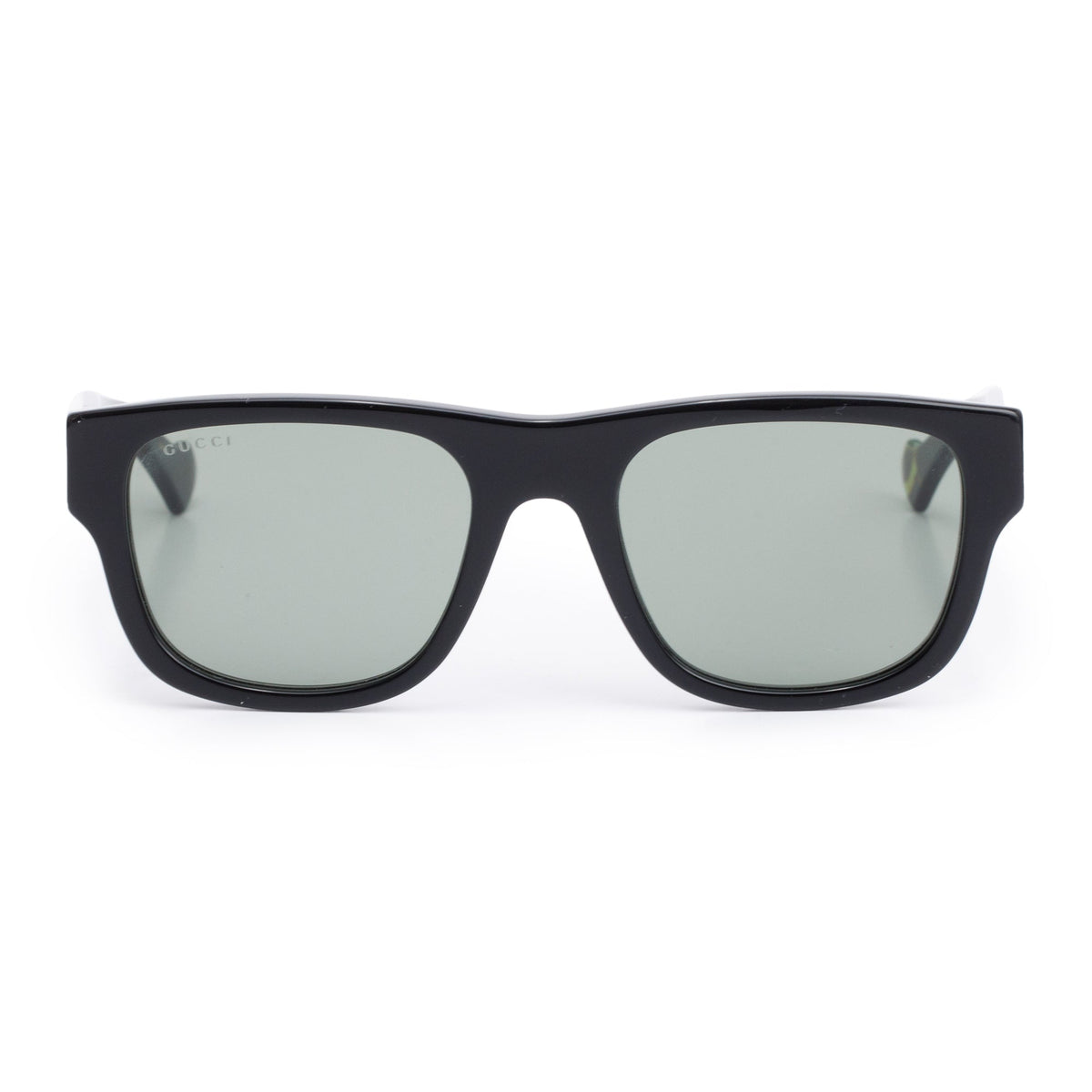 Gucci GG1427S Green Camouflage Acetate Square Sunglasses – Oliver Jewellery
