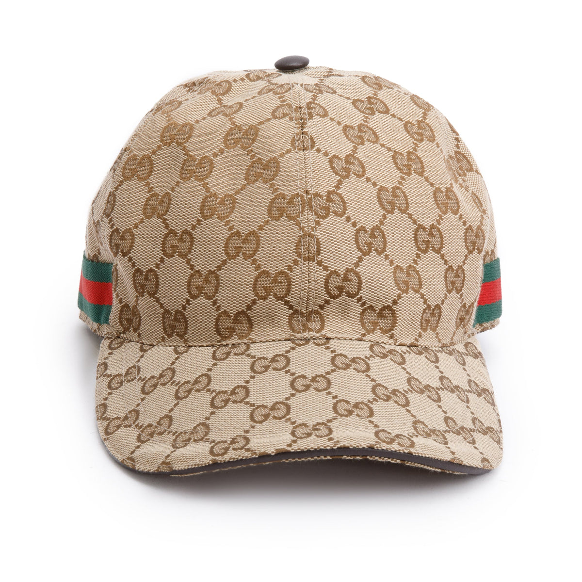 Gucci Original GG Canvas Baseball Hat with Web, Size S 57 w/ Box – OLIVER'S
