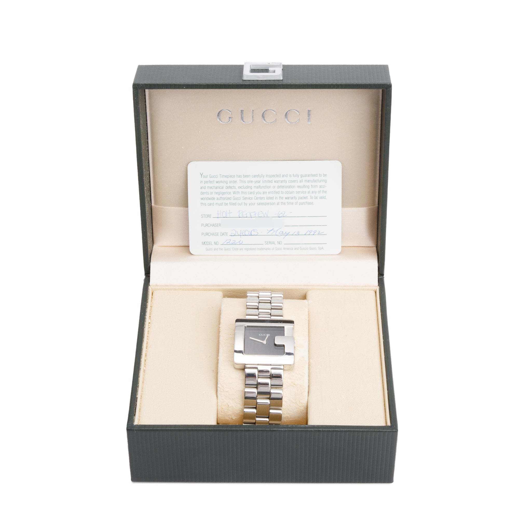 Gucci Stainless Steel 3600 G-Series Watch w/ Box – OLIVER'S