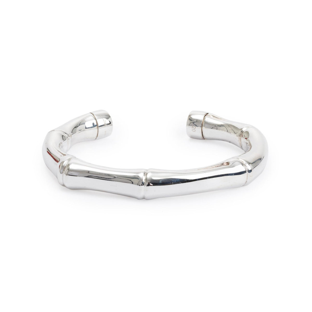 Gucci Sterling Silver Bamboo Cuff Bracelet – Oliver Jewellery
