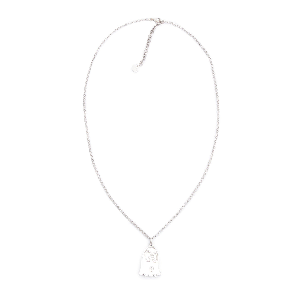 Gucci Sterling Silver Ghost Pendant Necklace – OLIVER'S