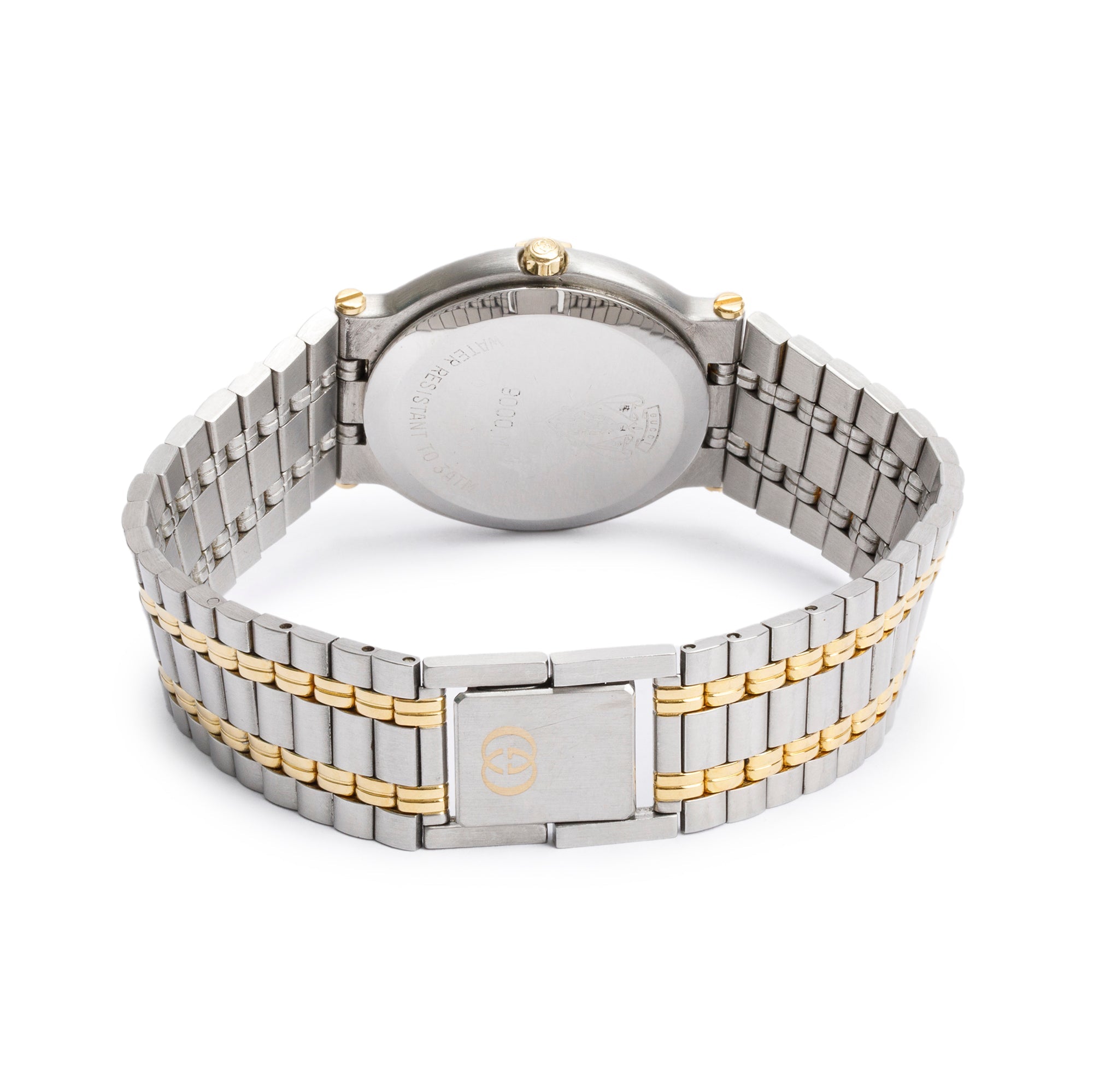Gucci Two-Tone Stainless Steel 9000M Series 32 MM Watch w/ Box – OLIVER'S