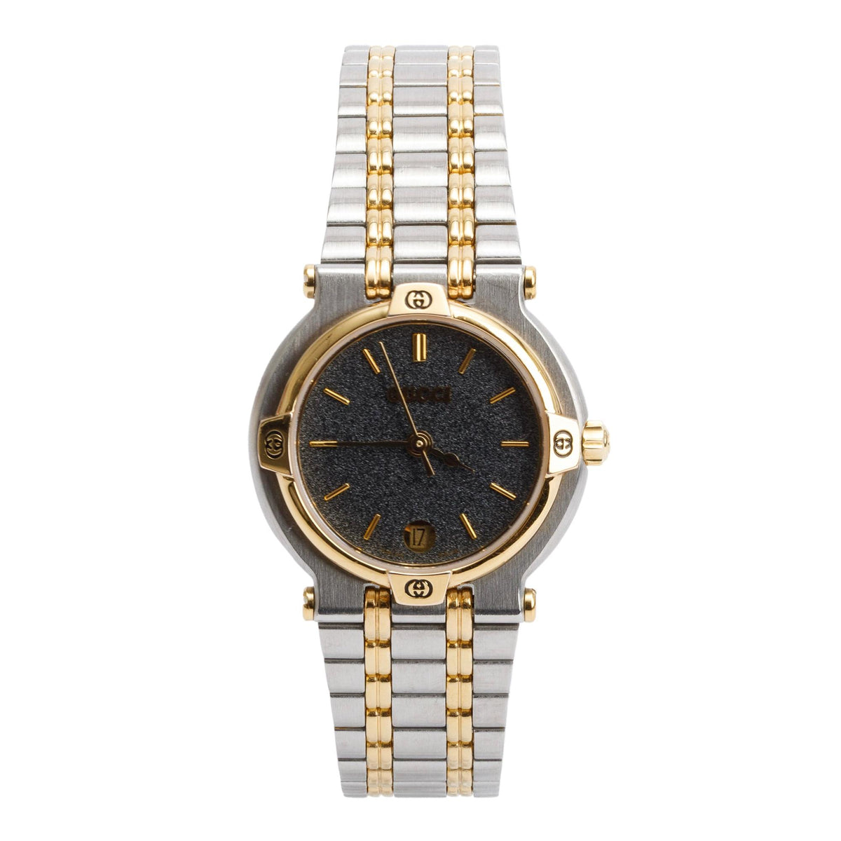Gucci Vintage Two-Tone Stainless Steel 9000L Series 25 MM Quartz Watch ...